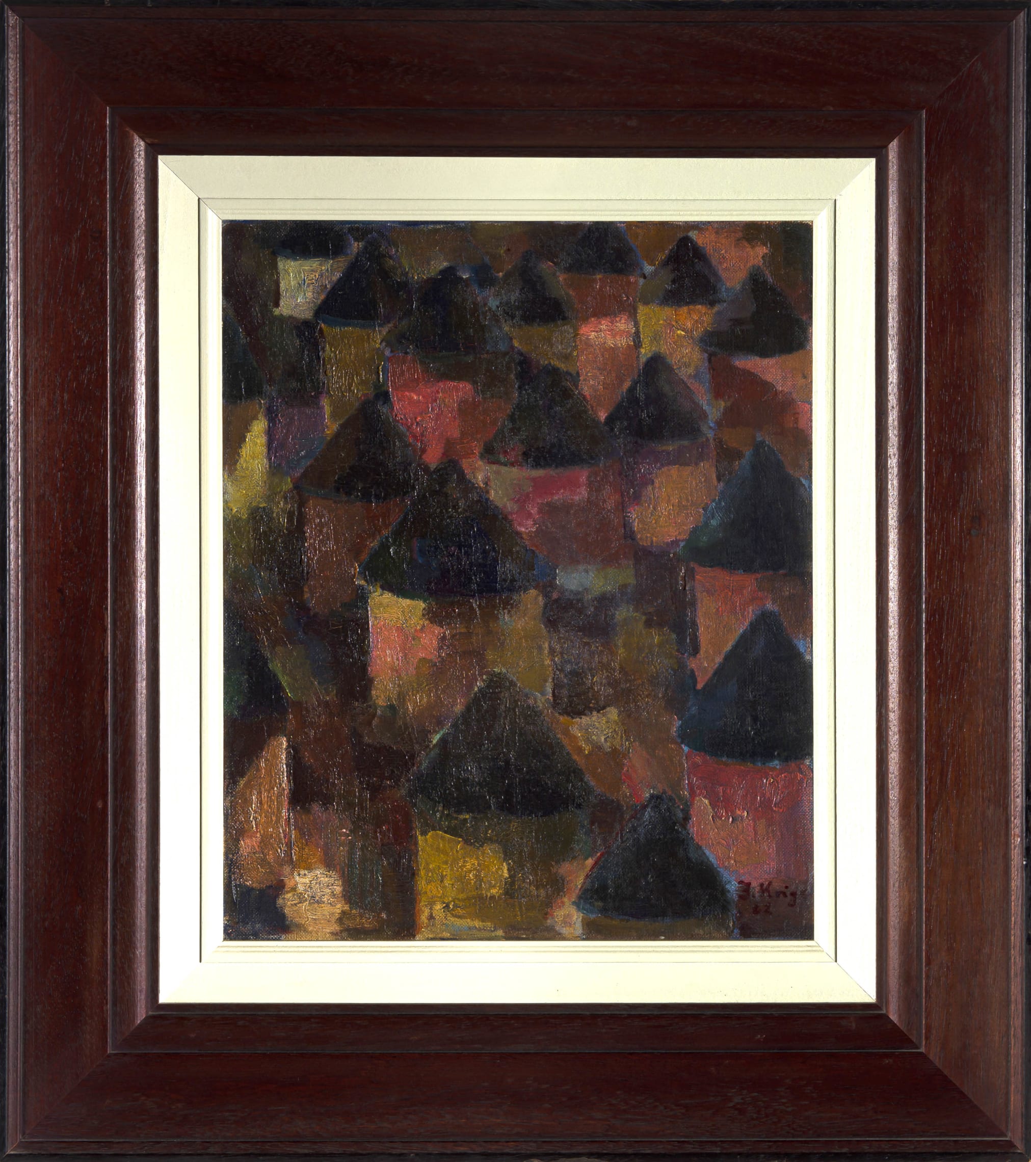 Huts in a Landscape by François Krige | Strauss & Co