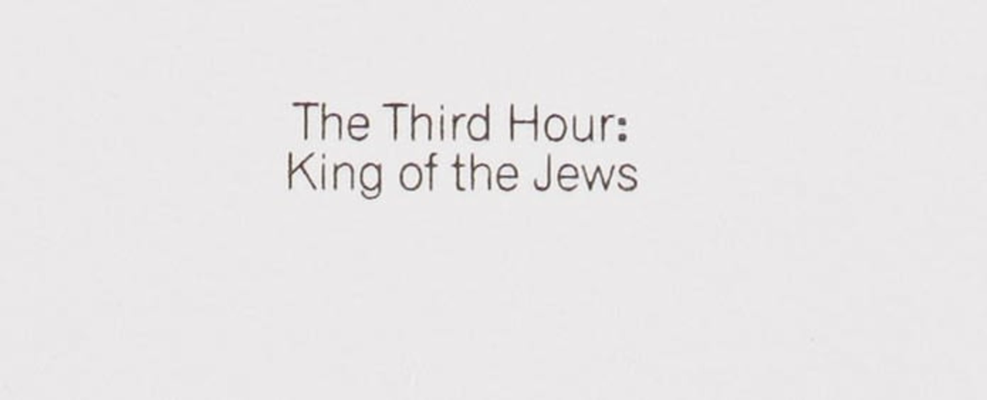 The Third Hour, three by Robert Hodgins | Strauss & Co