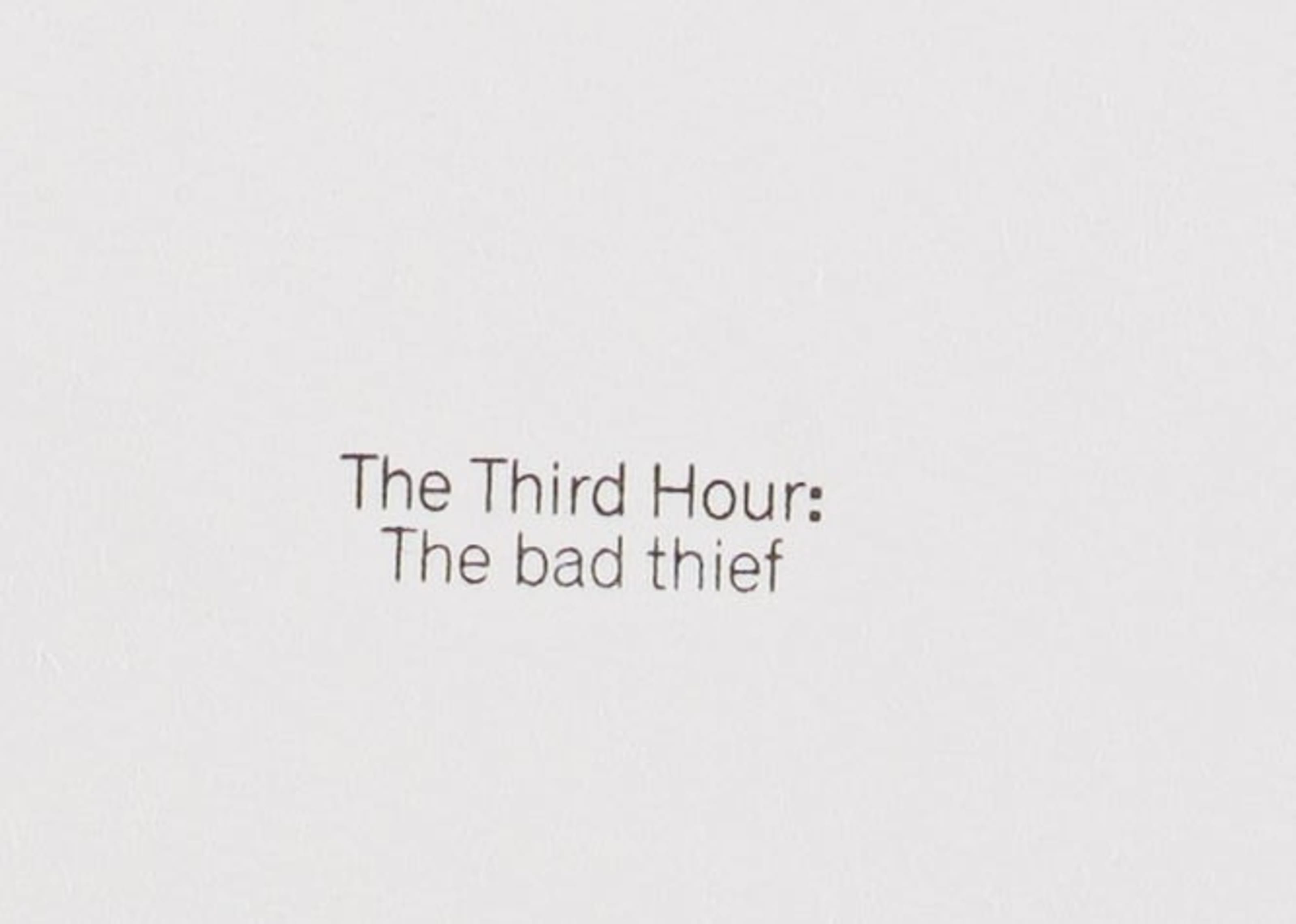 The Third Hour, three by Robert Hodgins | Strauss & Co
