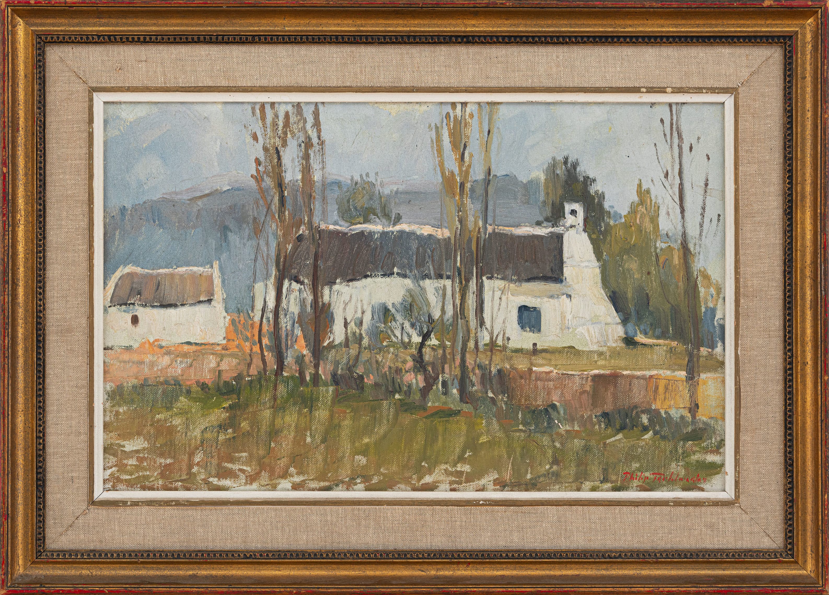 Cape Home through Trees by Philip Terblanche | Strauss & Co