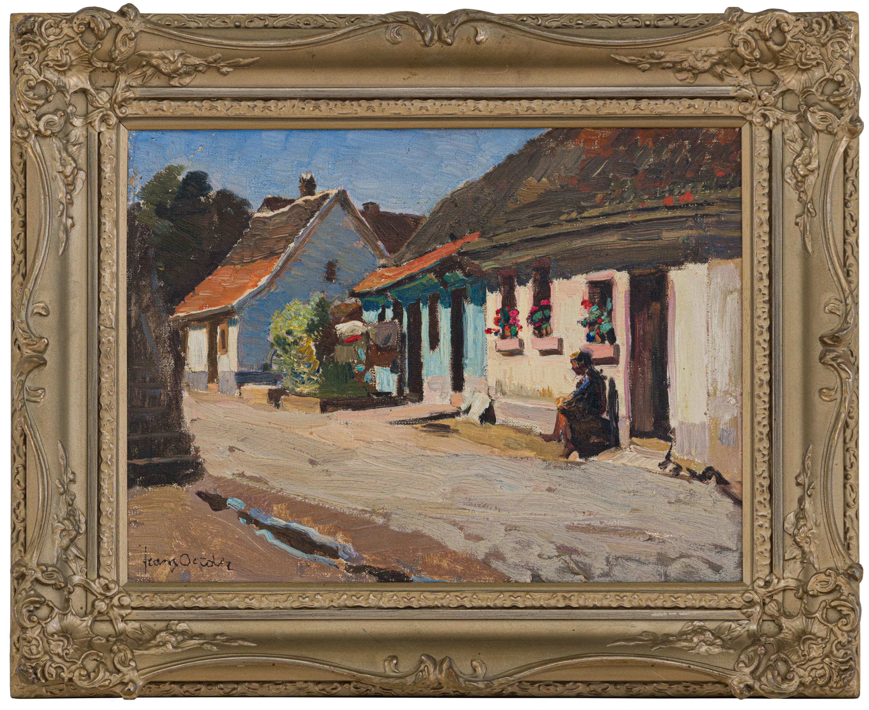 Houses in Sunshine by Frans Oerder | Strauss & Co