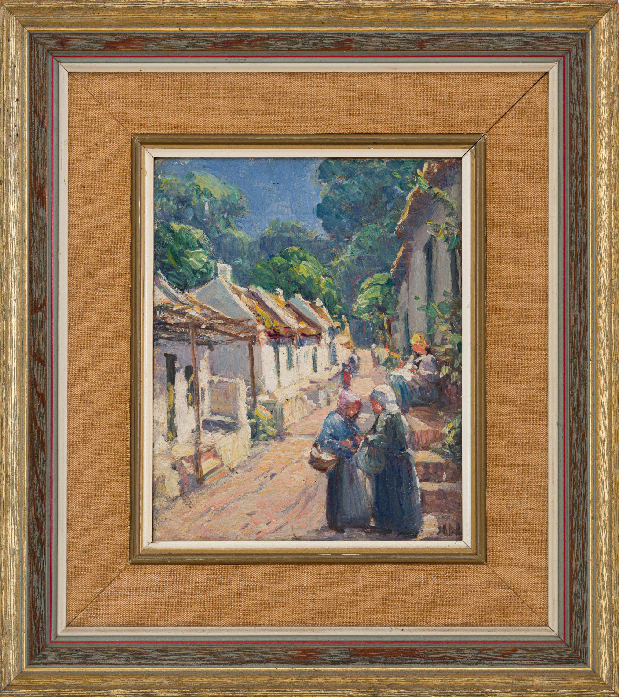 Street Scene with Women by Hugo Naudé | Strauss & Co