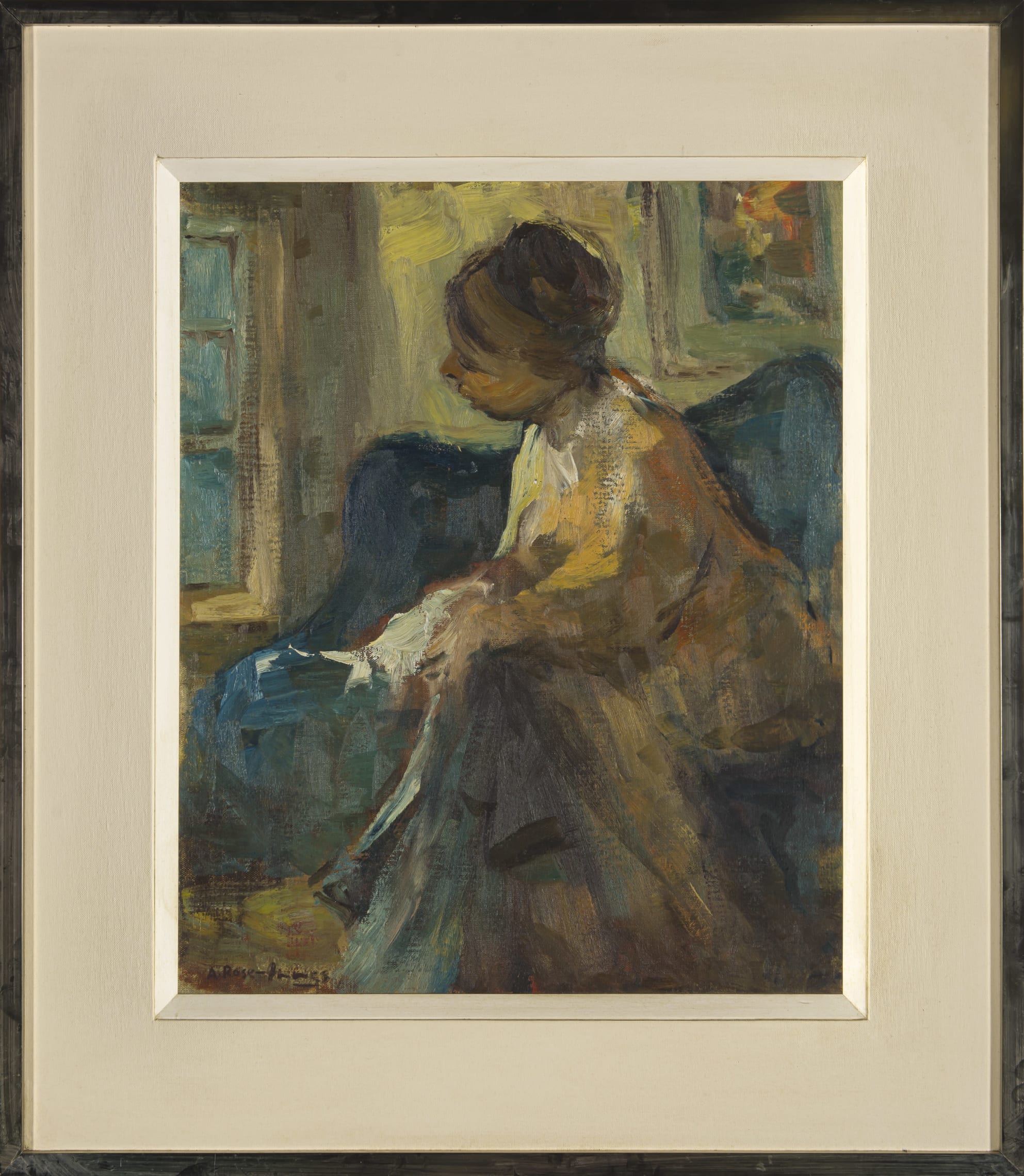A Woman Sitting by Alexander Rose-Innes | Strauss & Co