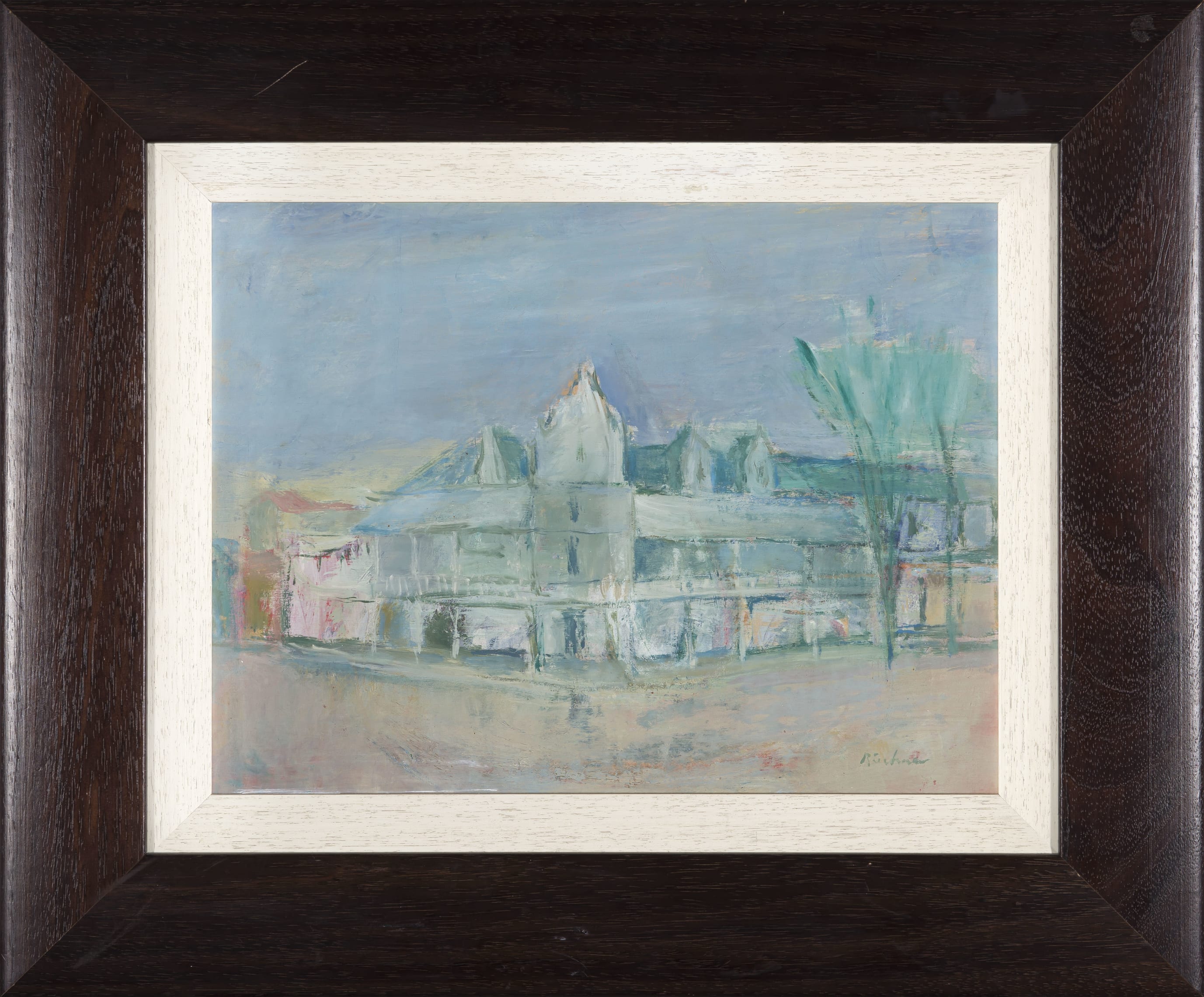 A Street Scene by Carl Büchner | Strauss & Co