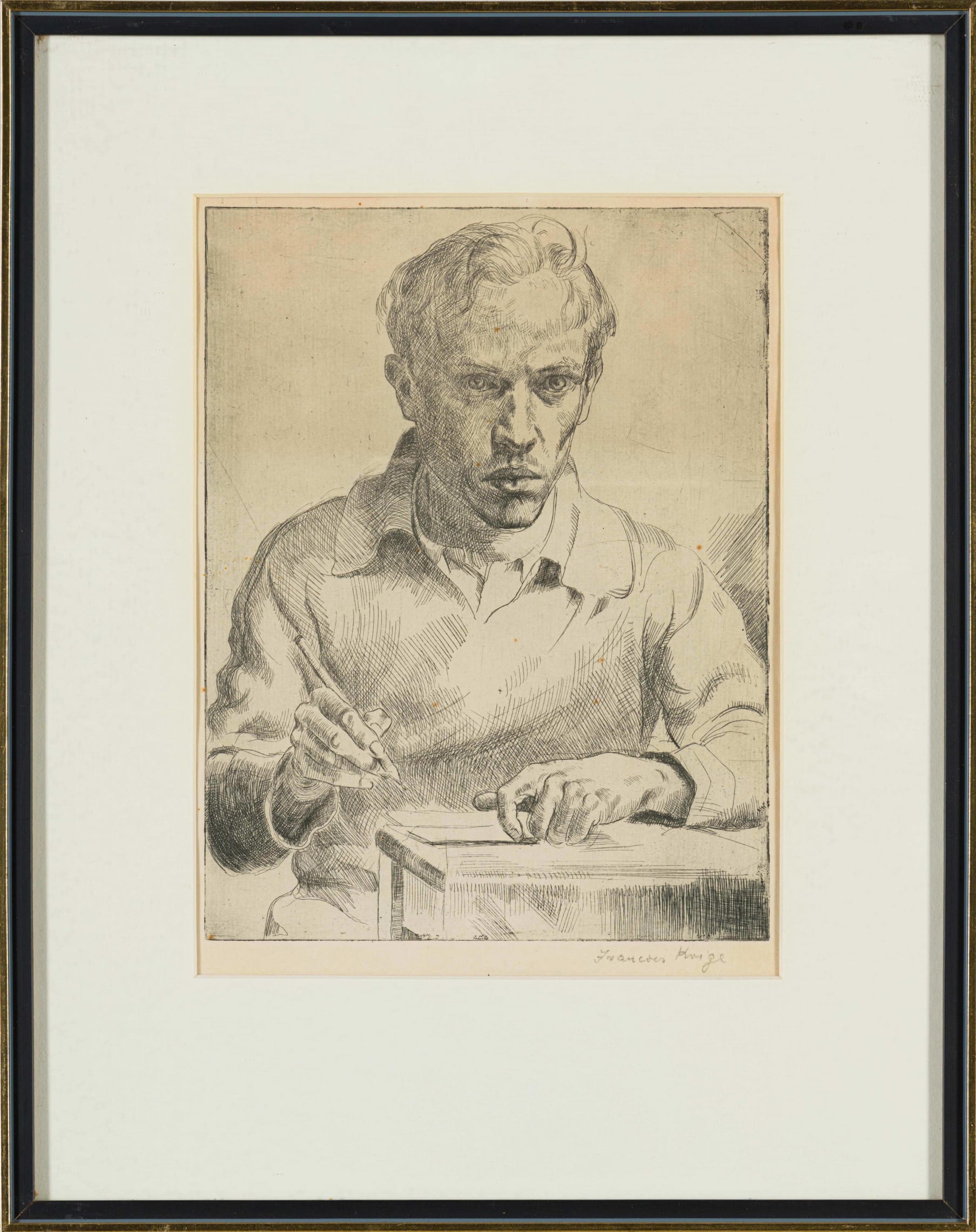 Self Portrait by François Krige | Strauss & Co