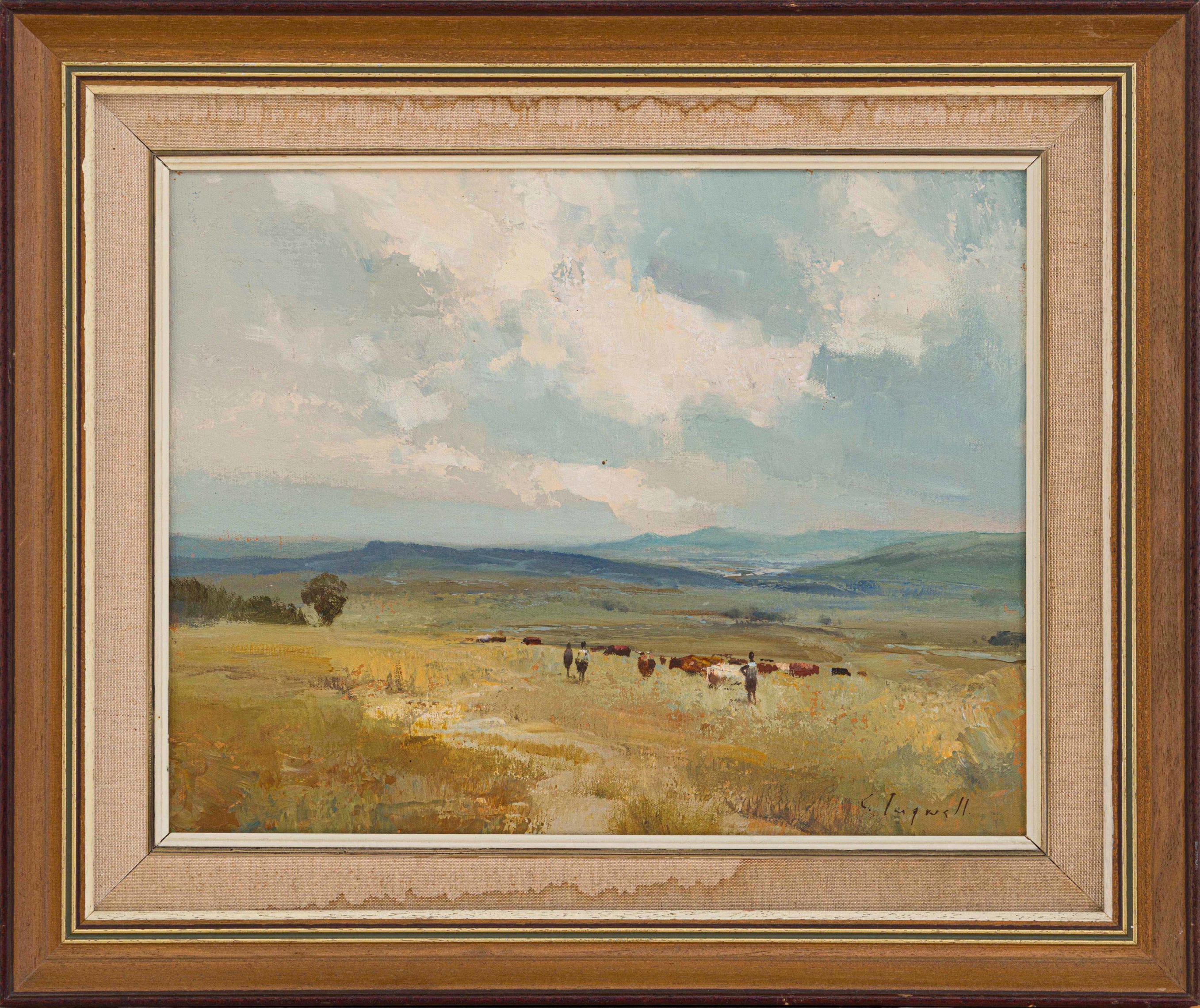 Landscape with Cattle by Christopher Tugwell | Strauss & Co