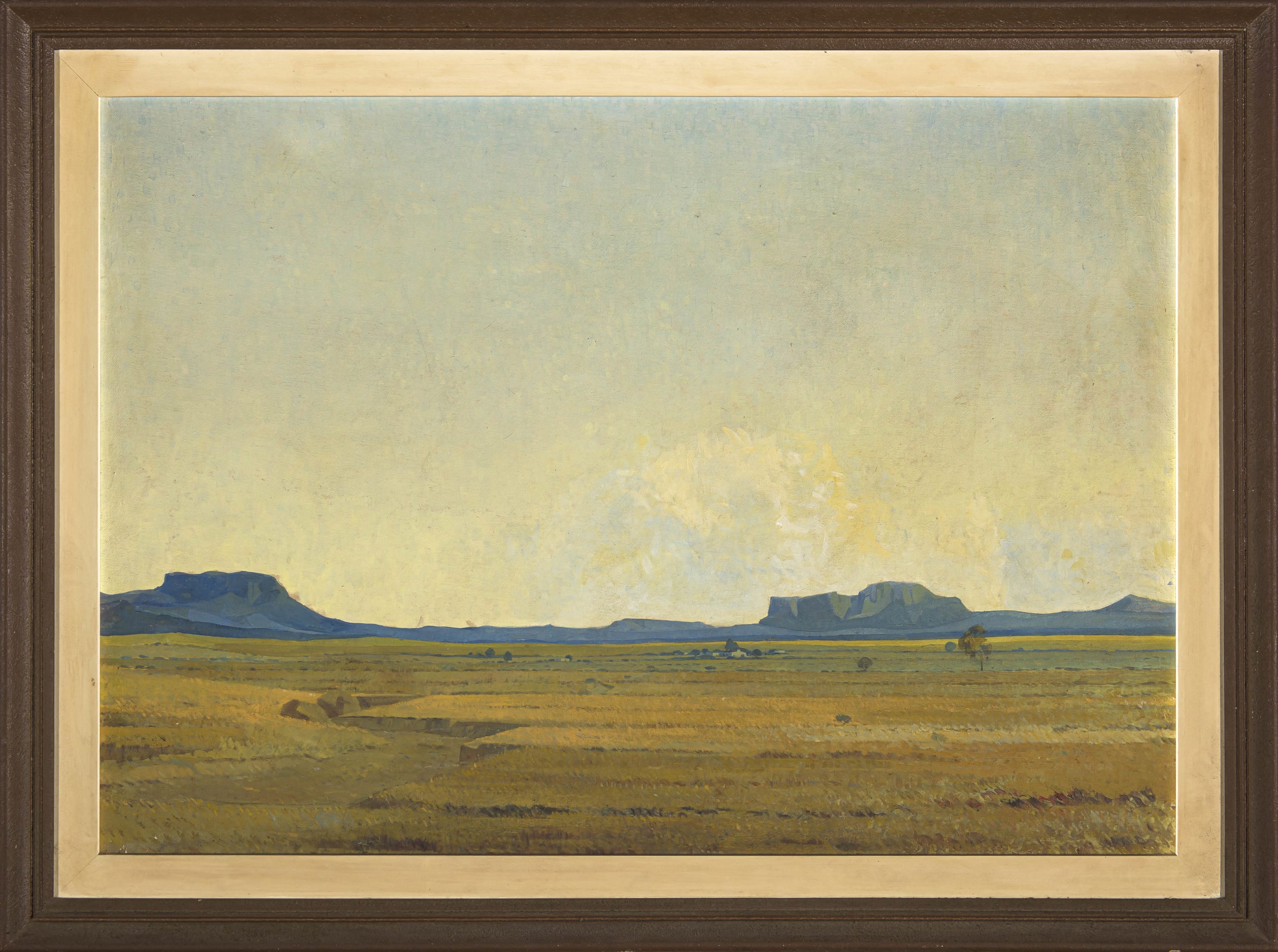 Extensive Landscape with Mountains Beyond by Daan Vermeulen | Strauss & Co