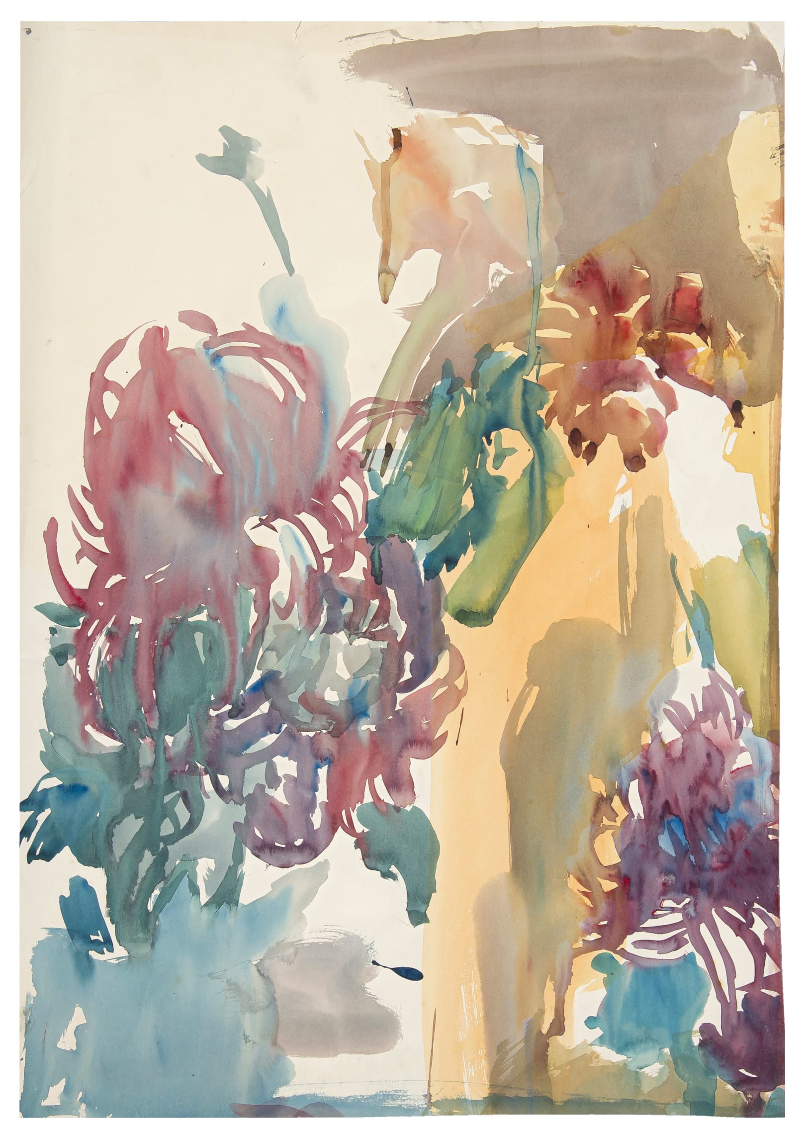 Three Portraits and a Garden Scene, four by Albert Adams | Strauss & Co