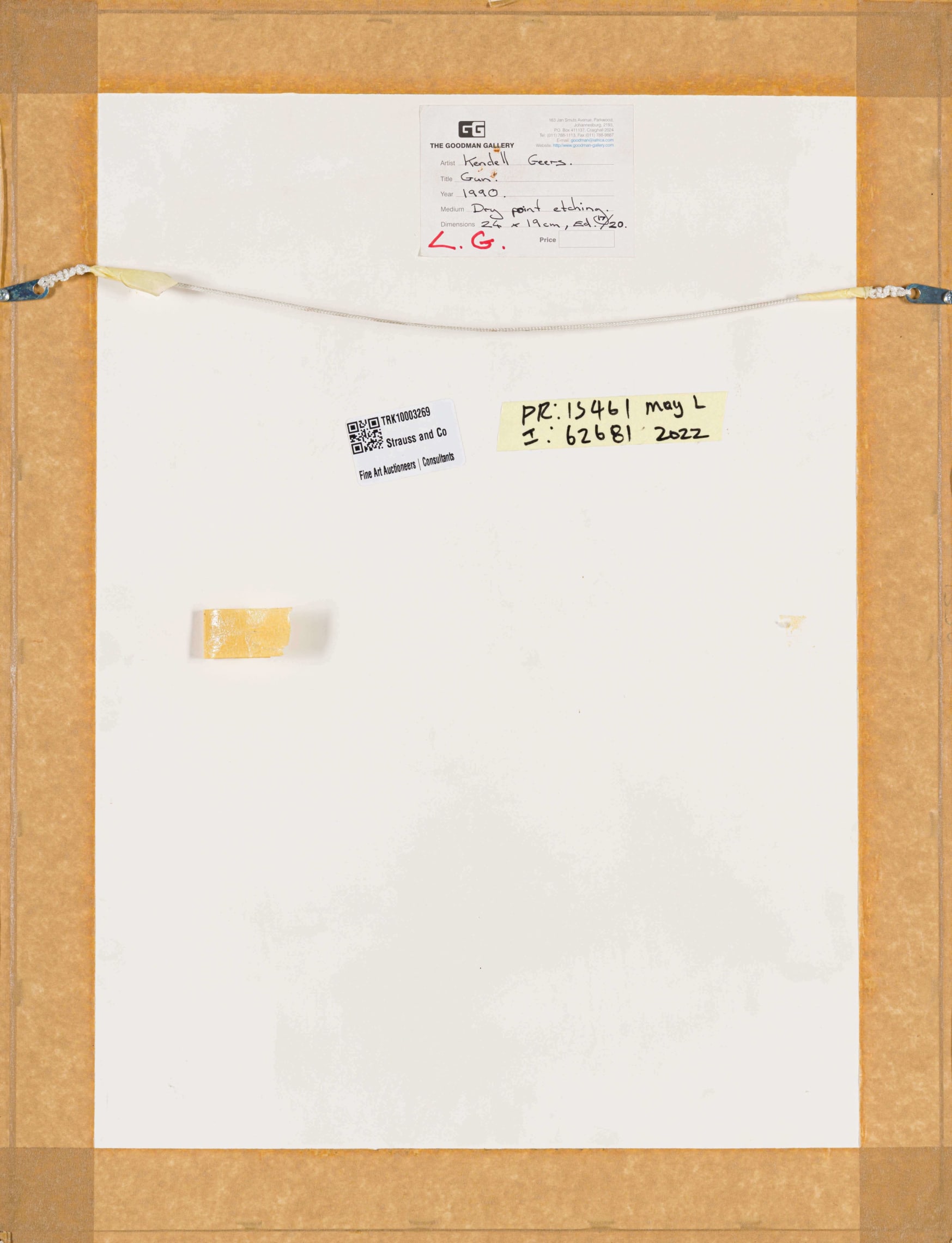 Gun by Kendell Geers | Strauss & Co