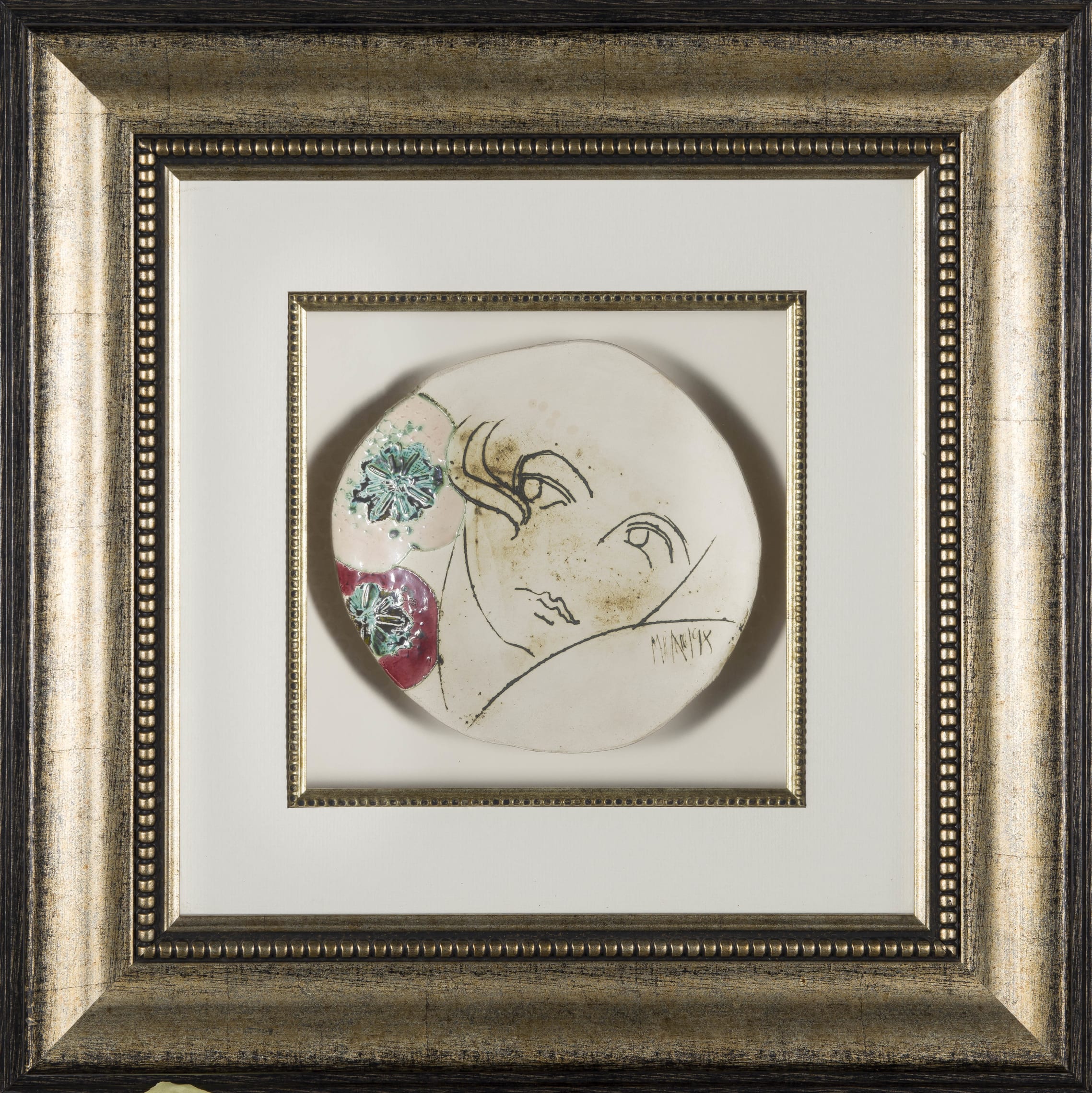 Plate with Face Motif by Michael Heyns | Strauss & Co