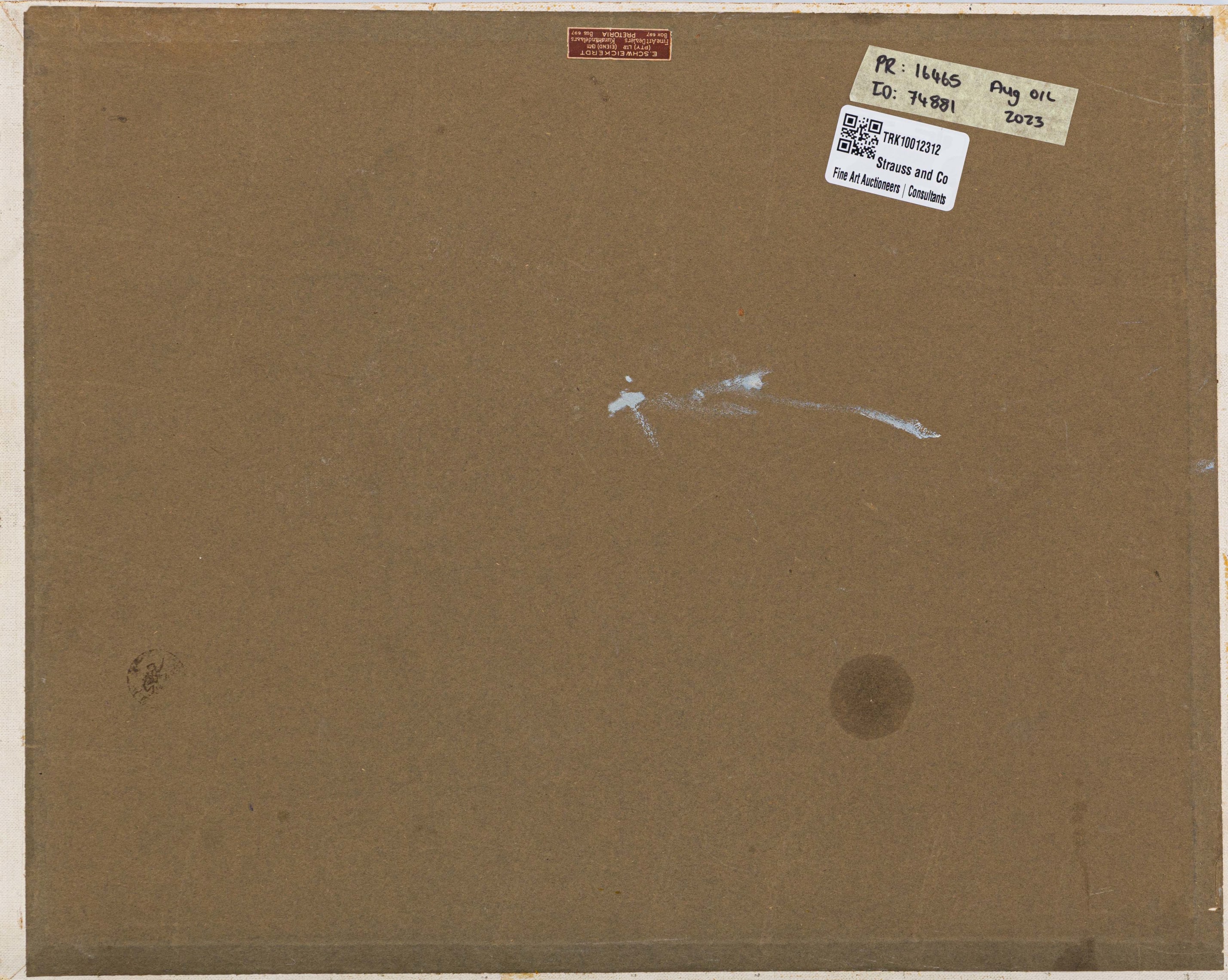 Landscape with Men on Horseback by Simon Moroke Lekgetho | Strauss & Co