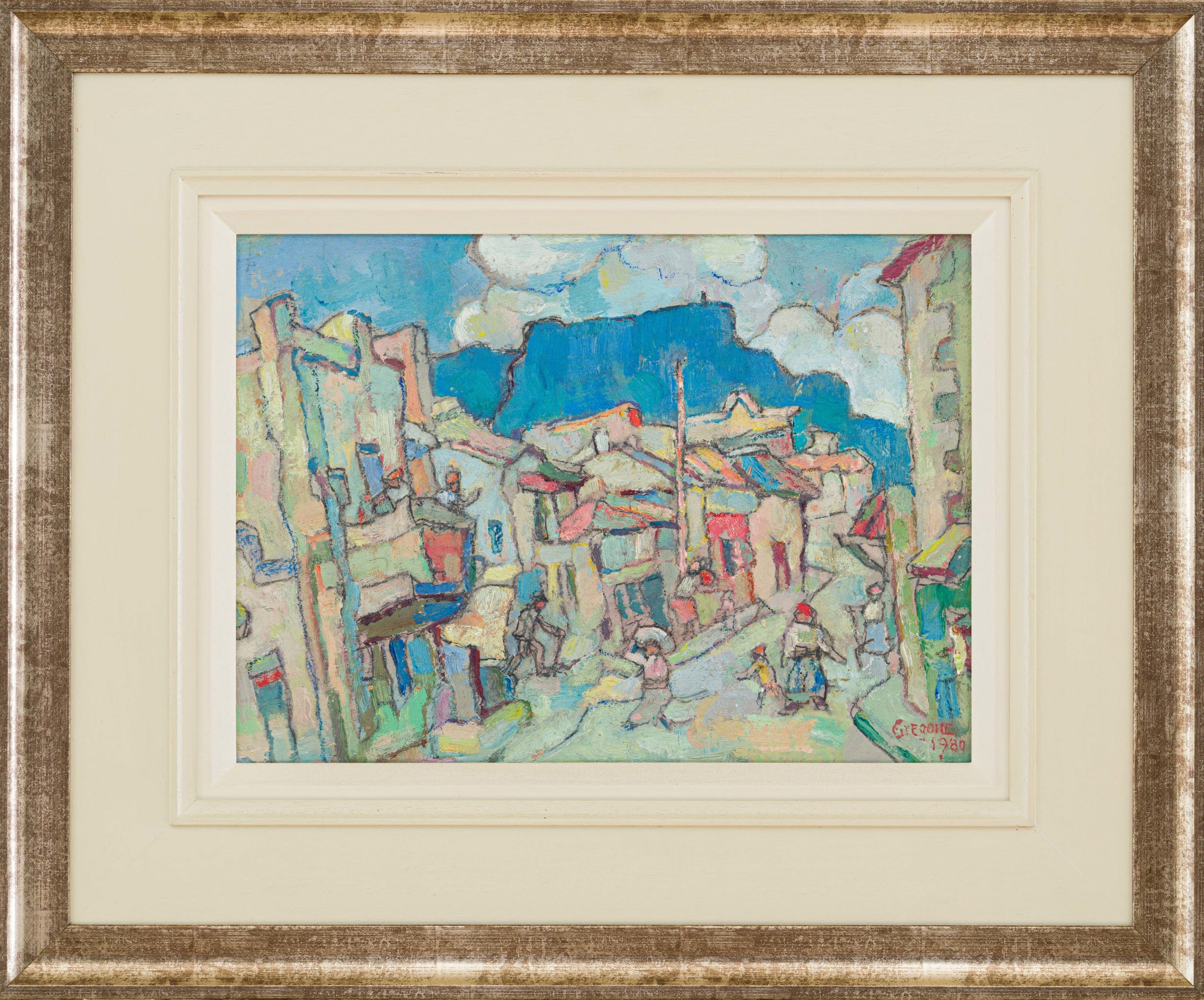 Cape Town Street Scene by Gregoire Boonzaier | Strauss & Co