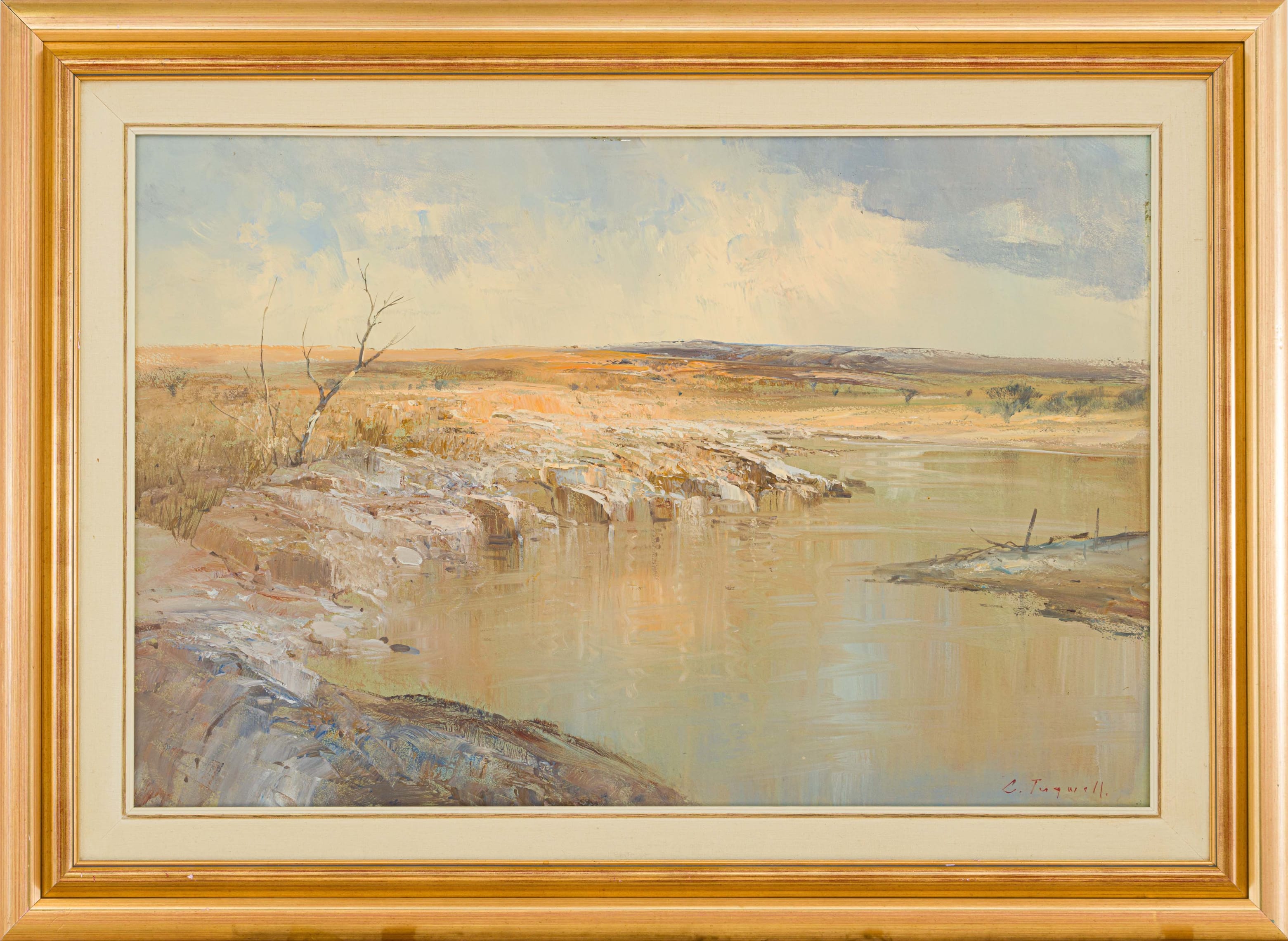 Landscape with River by Christopher Tugwell | Strauss & Co