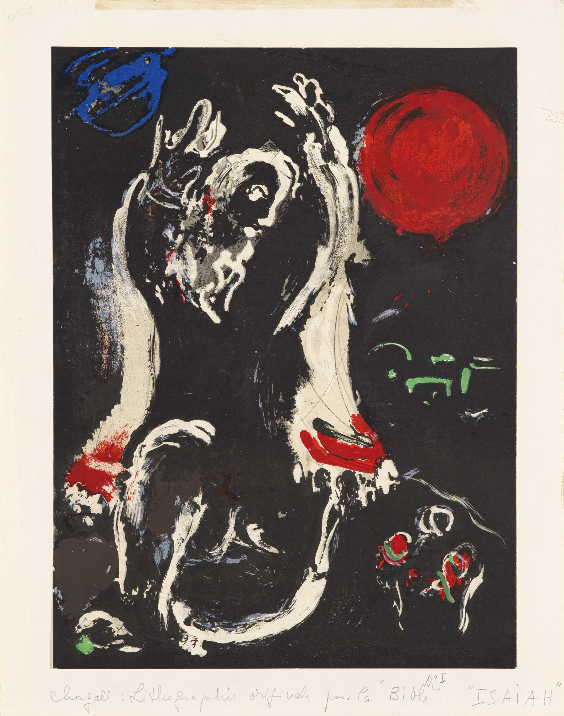 Isaiah, Bible No. 1 (Cramer 25, Mourlot 141) by Marc Chagall | Strauss & Co