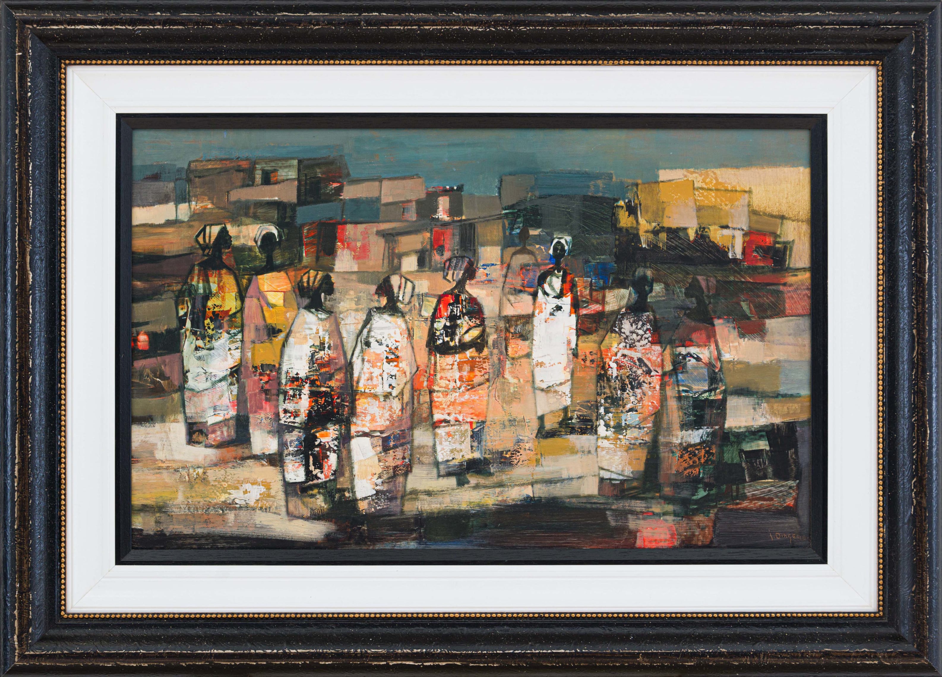 Abstract Composition with Figures by Jan Dingemans | Strauss & Co