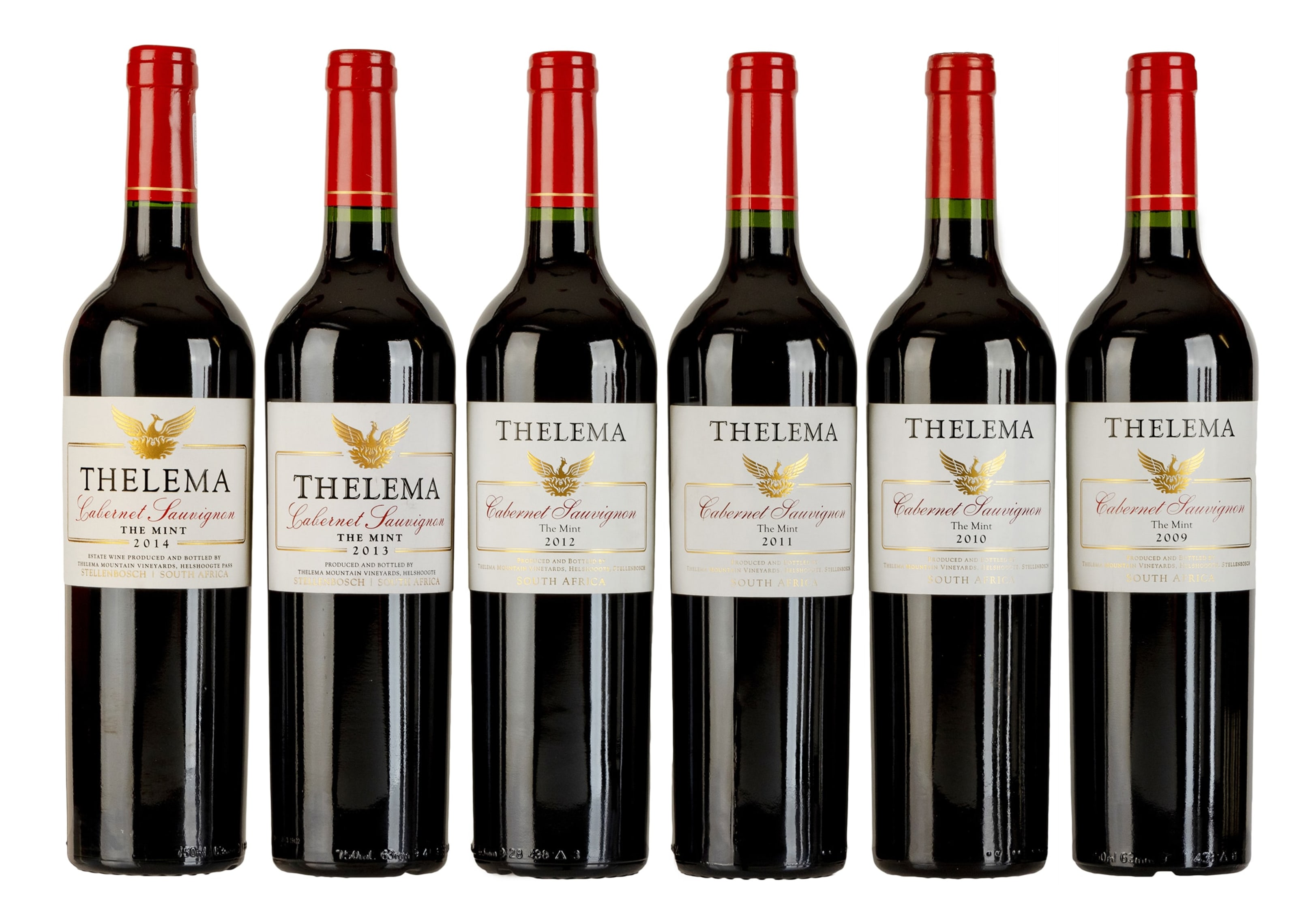 Thelema; The Mint Cabernet Sauvignon Vertical; 2004 - 2014; 11 (1 x 11 ...