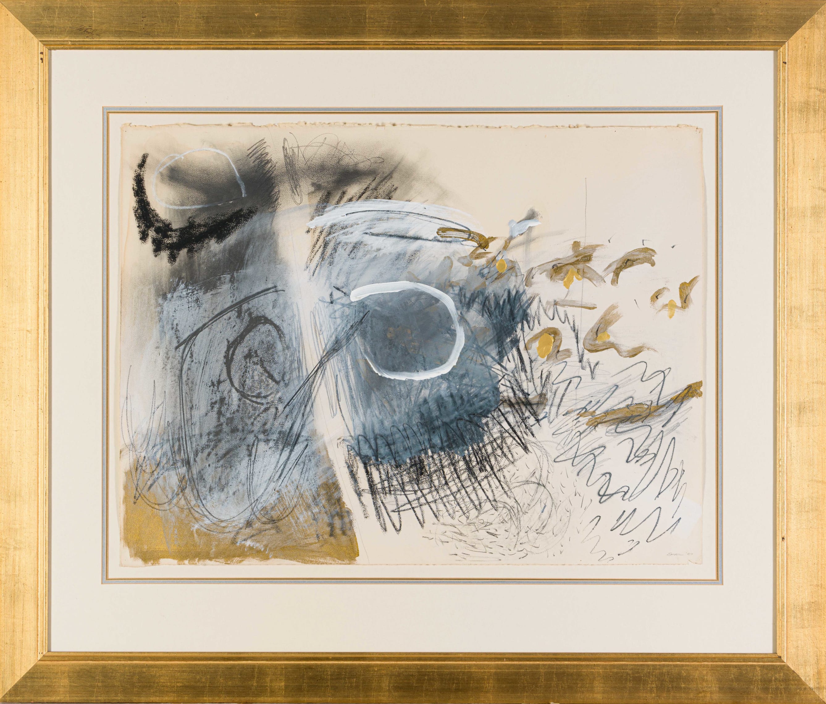 Abstract in Black and Gold by Jo Smail | Strauss & Co