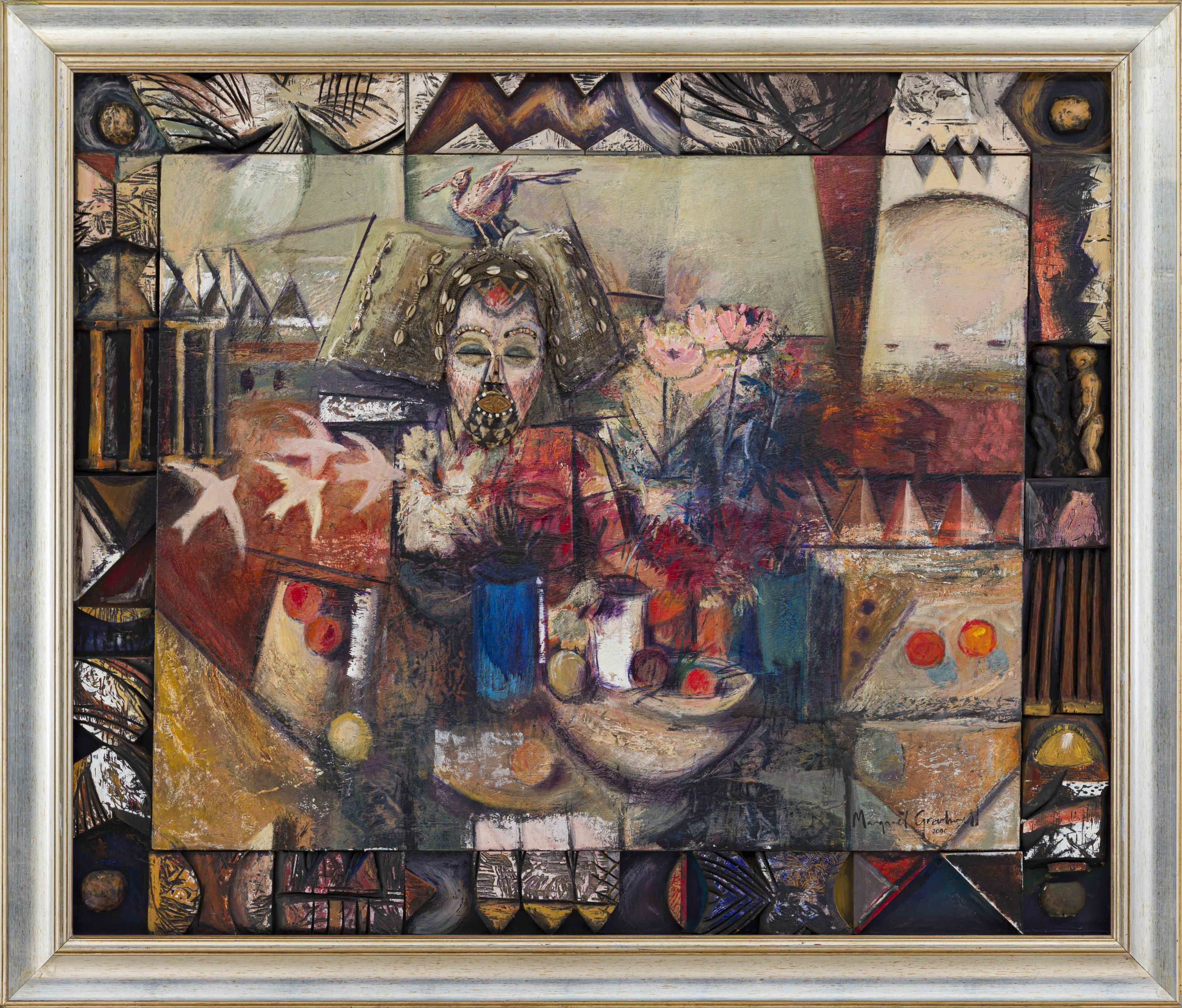 Still Life with Mask by Margaret Gradwell | Strauss & Co