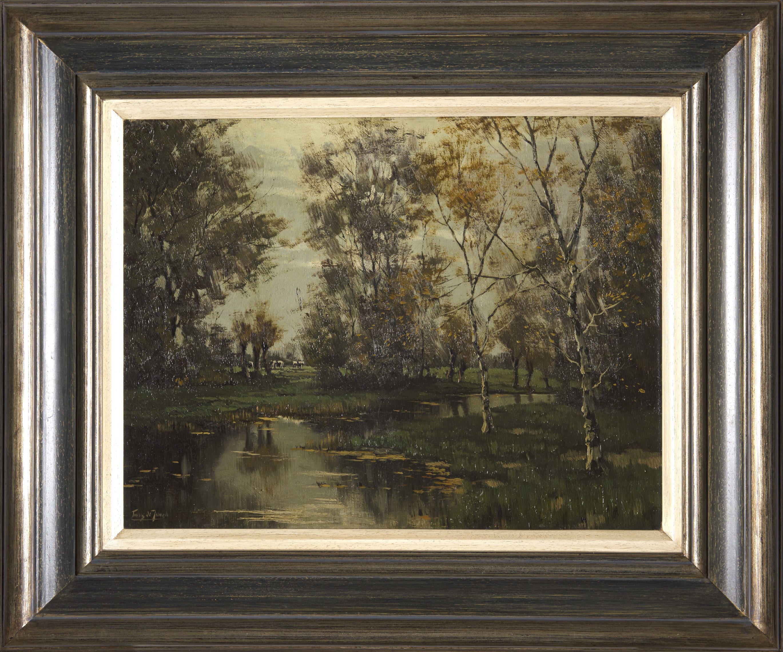 River with Cows by Tinus de Jongh | Strauss & Co