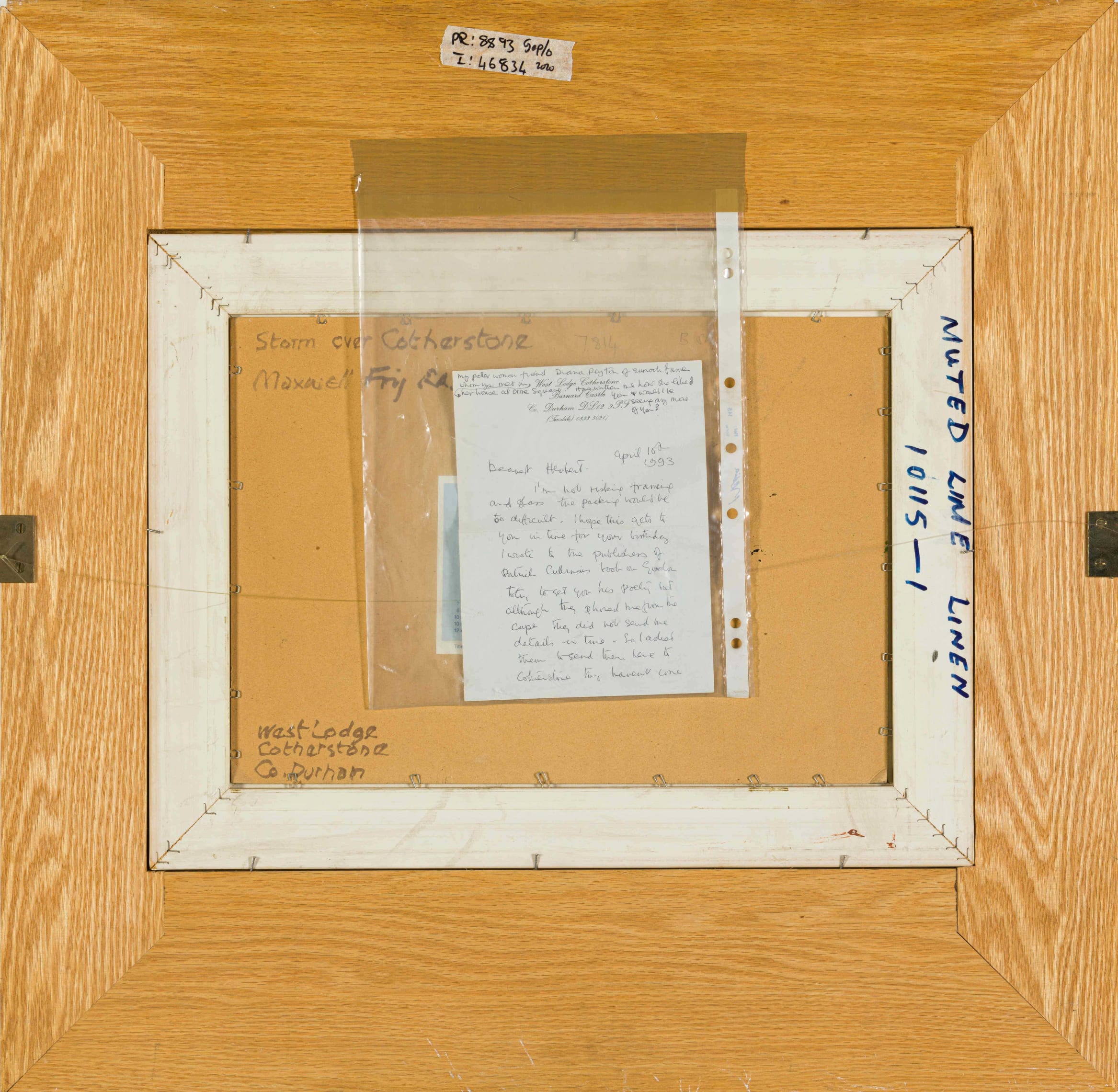 Storm over Cotherstone by Edwin Maxwell Fry | Strauss & Co