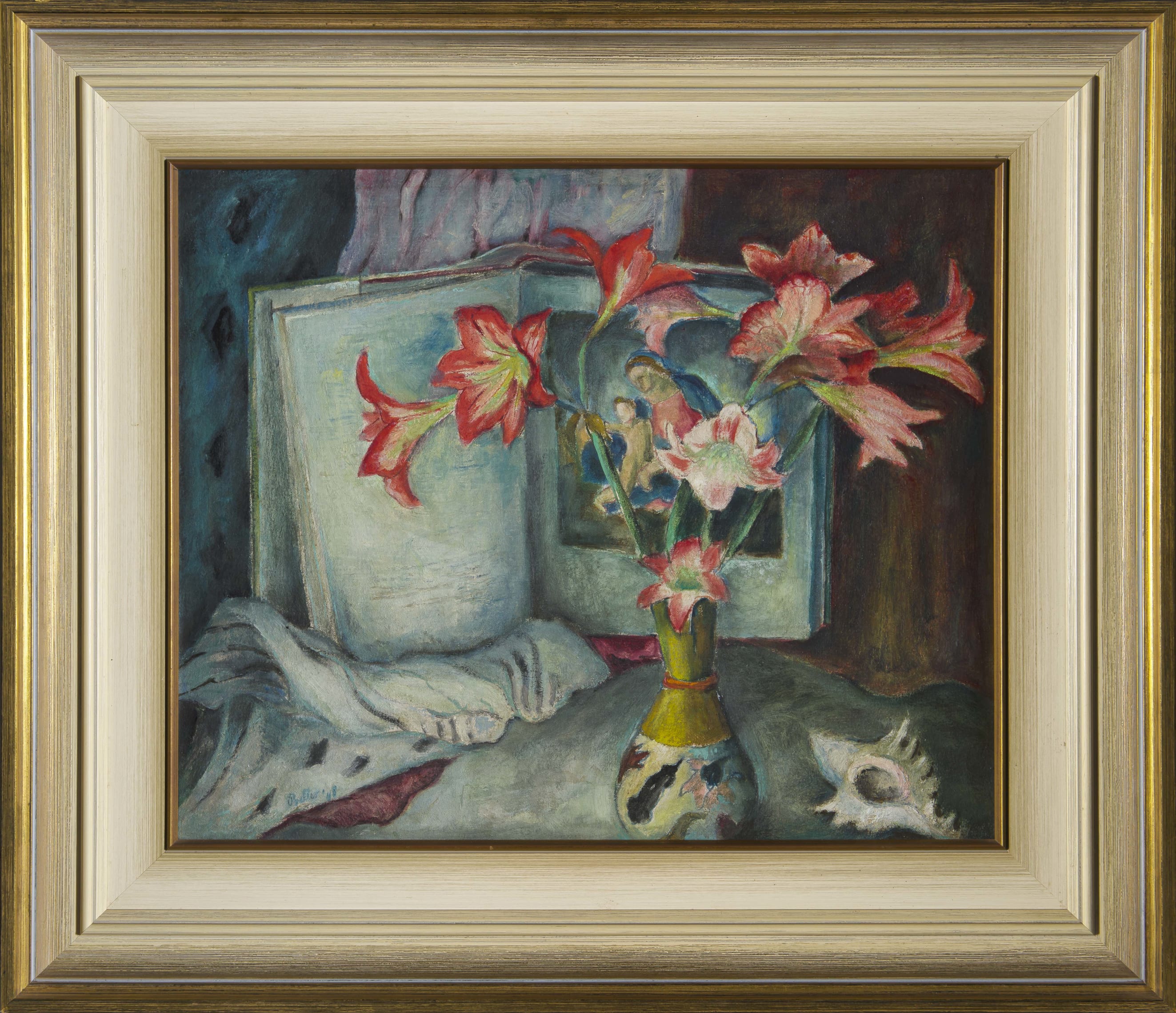 Still Life with Lilies and Shell by Alexis Preller | Strauss & Co