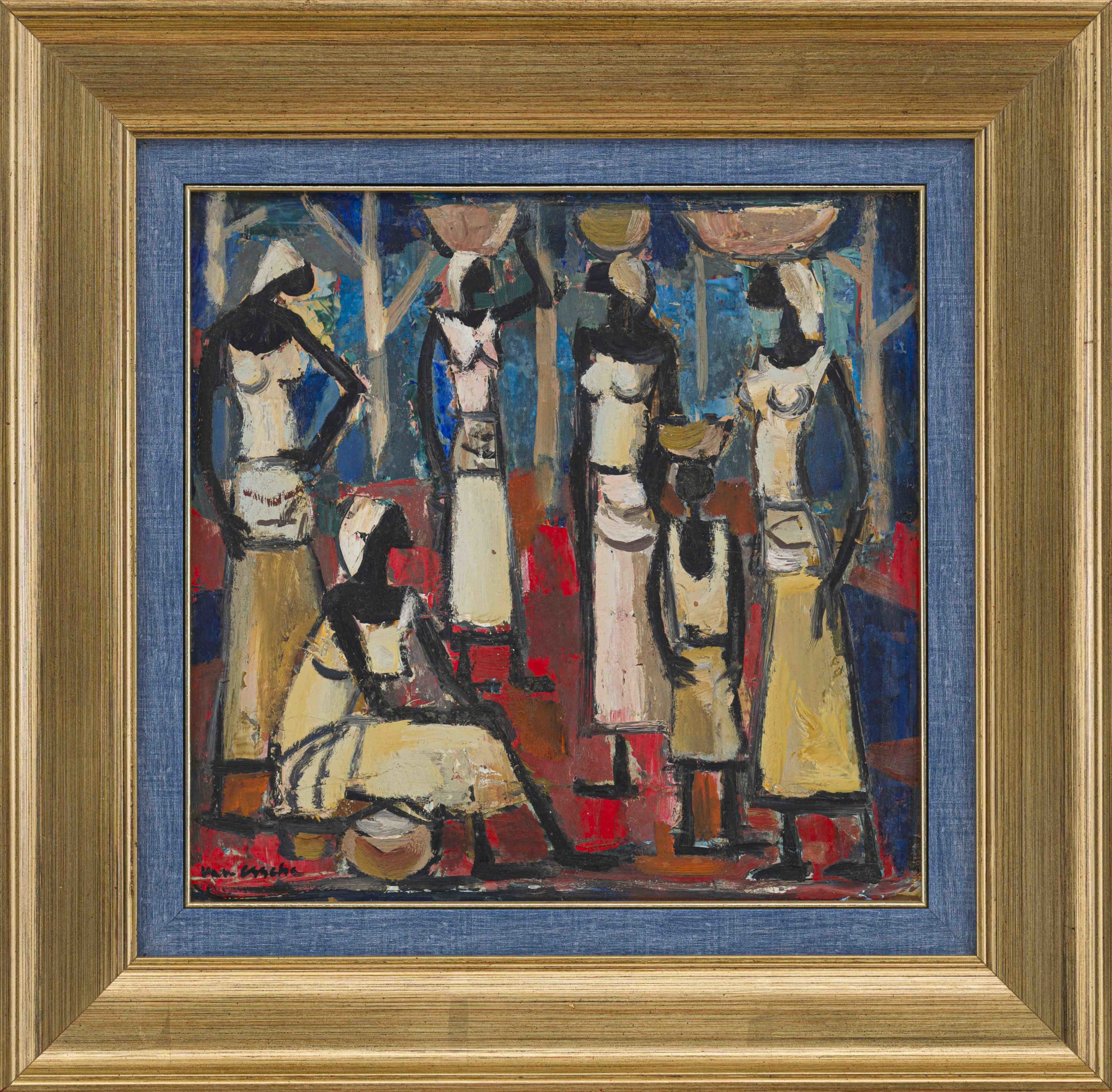 Congo Scene by Maurice van Essche | Strauss & Co