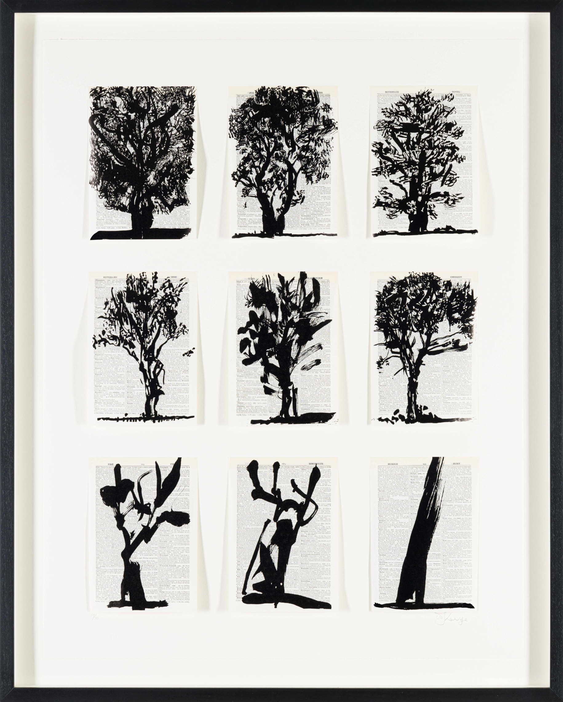 Universal Archive (Nine Trees) by William Kentridge | Strauss & Co