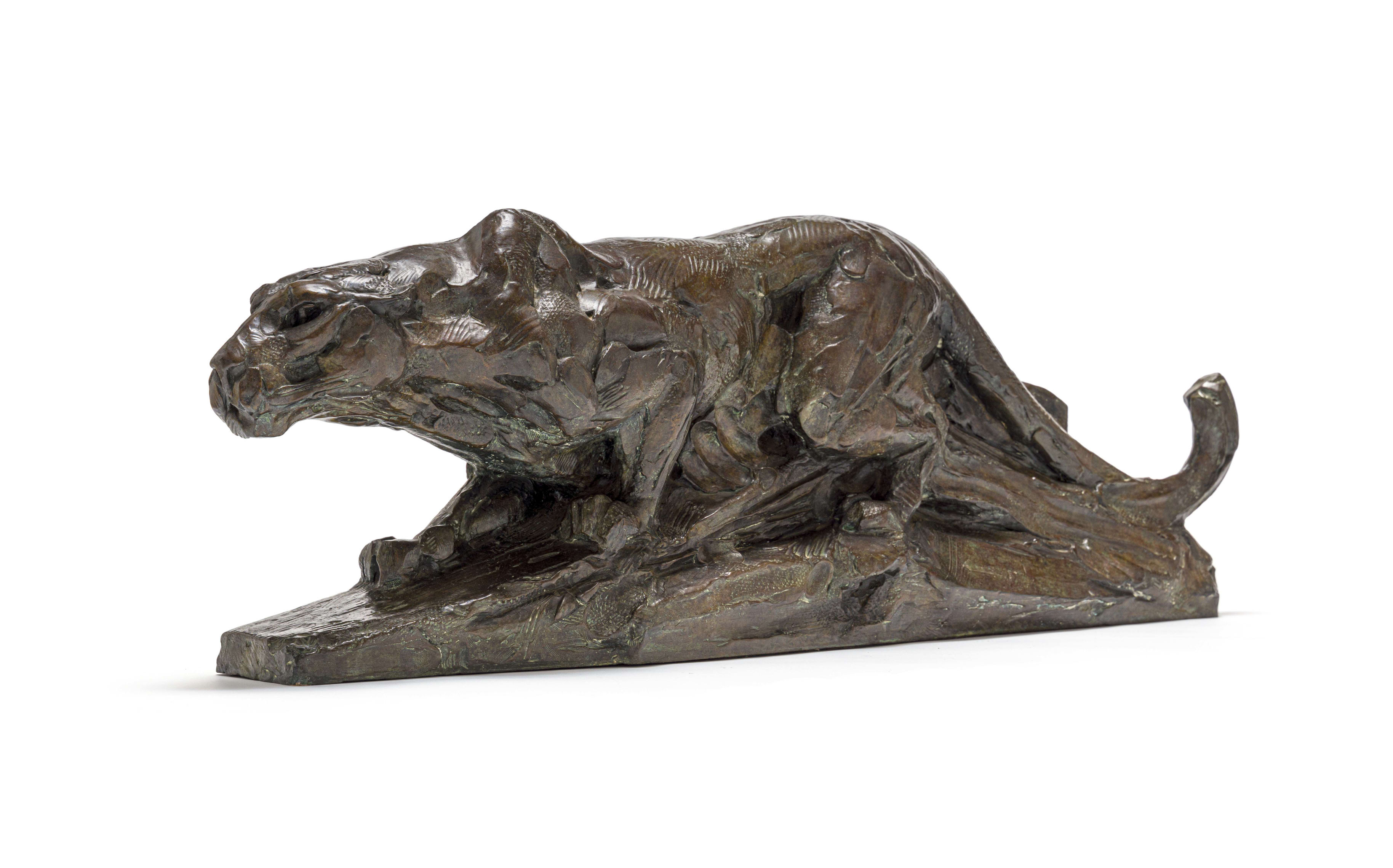 Stalking Leopard Maquette II (S120) by Dylan Lewis | Strauss & Co