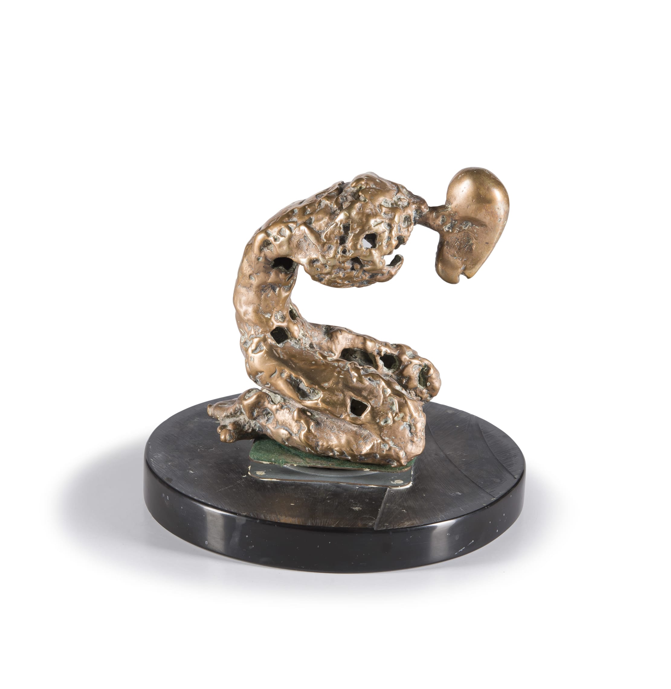 Crouching Figure by Stella Shawzin | Strauss & Co