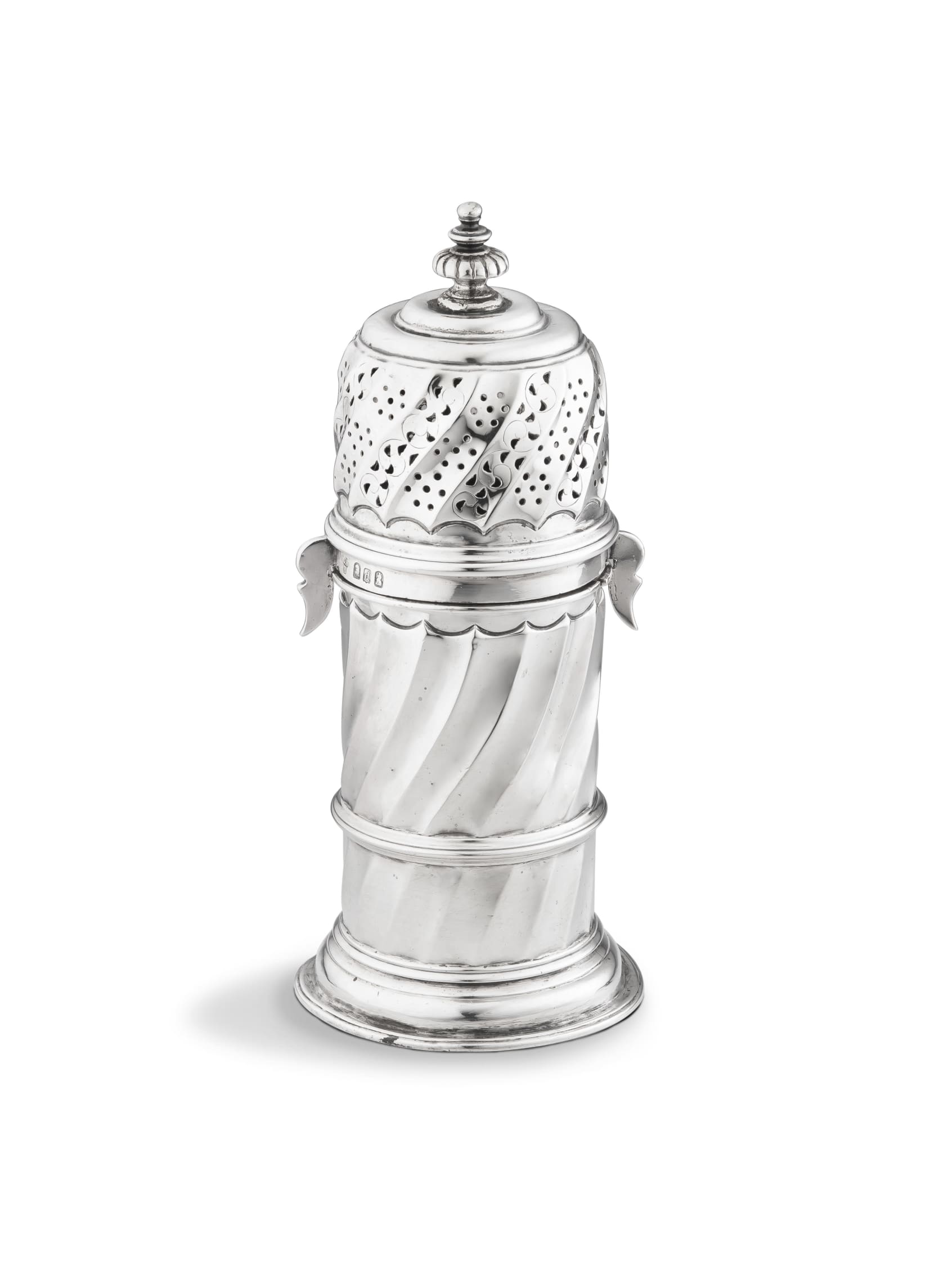 A late Victorian silver sugar caster, Charles Stuart Harris, London ...