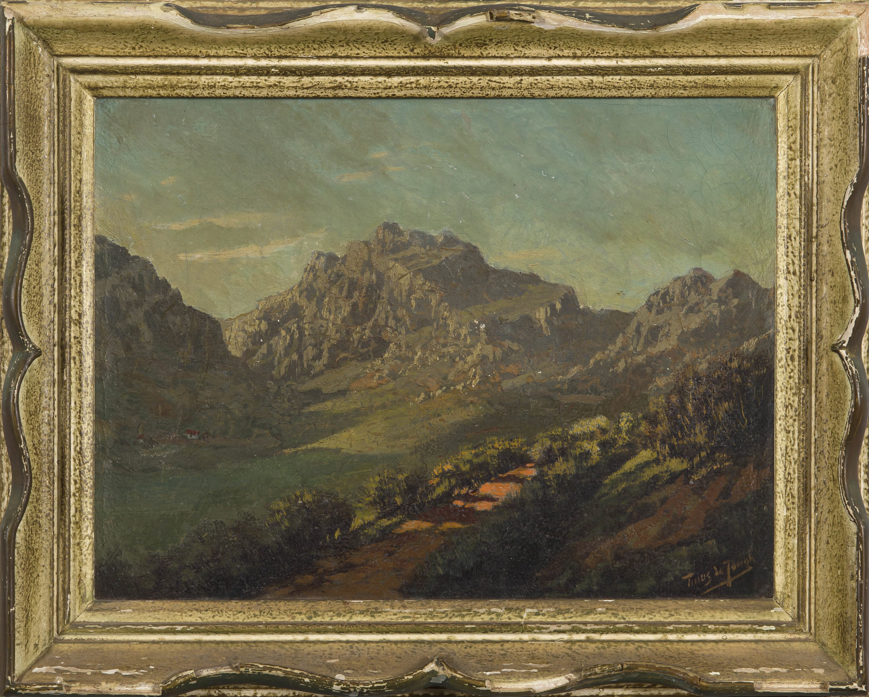 Pathway through a Mountainous Landscape by Tinus de Jongh | Strauss & Co