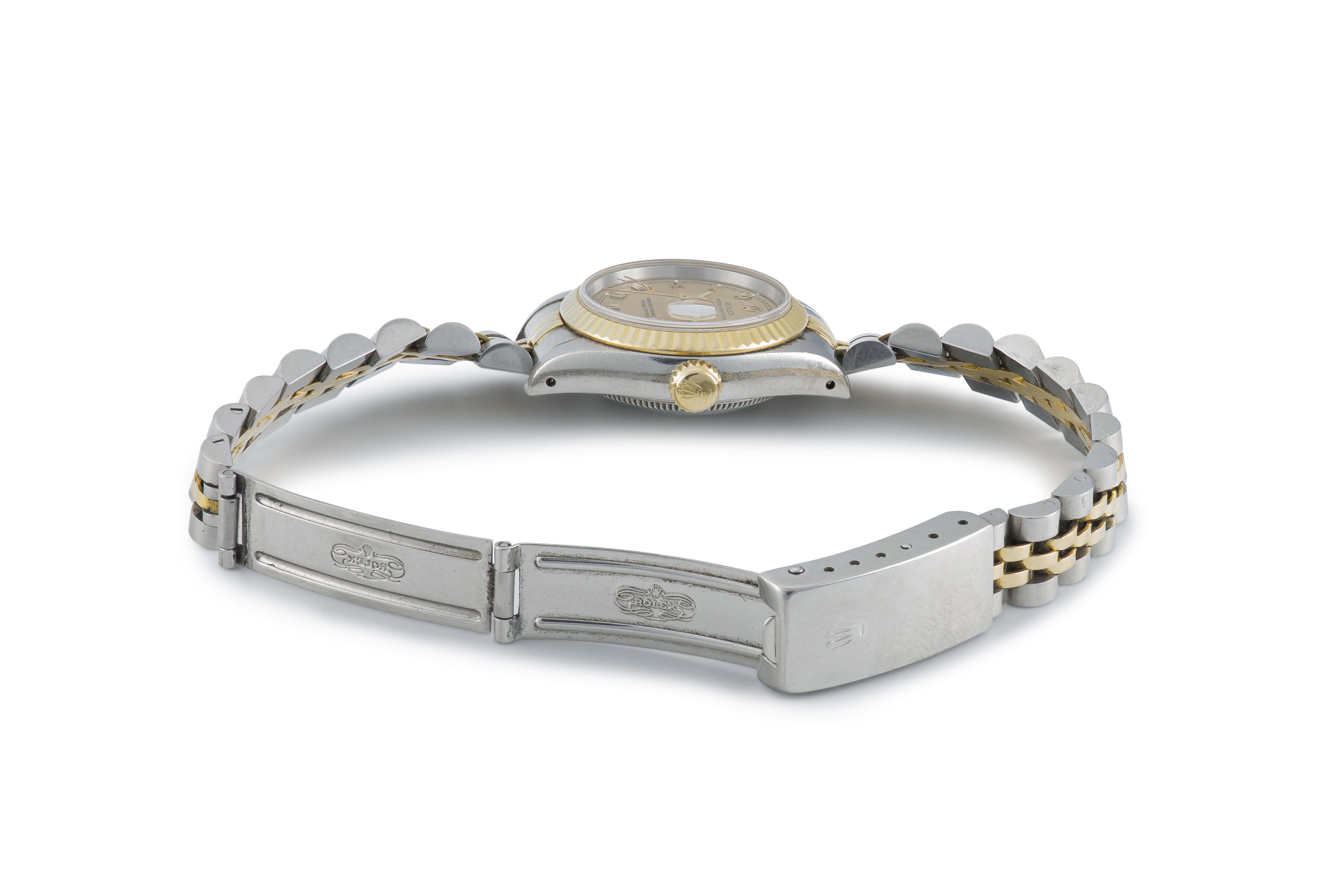 Rolex 18k yellow gold and stainless steel 'Oyster Perpetual Datejust ...