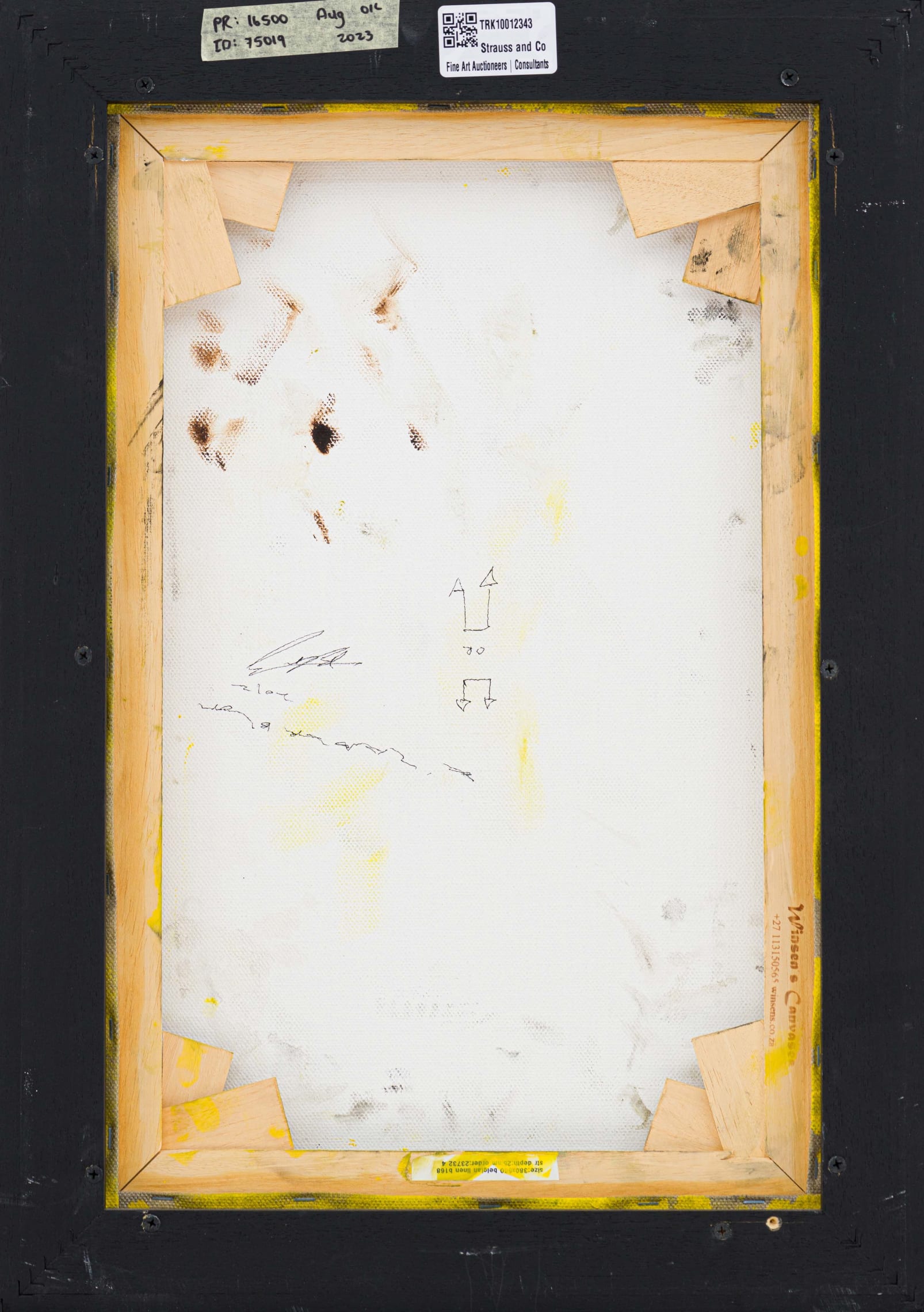 Untitled (Yellow) by Zander Blom | Strauss & Co