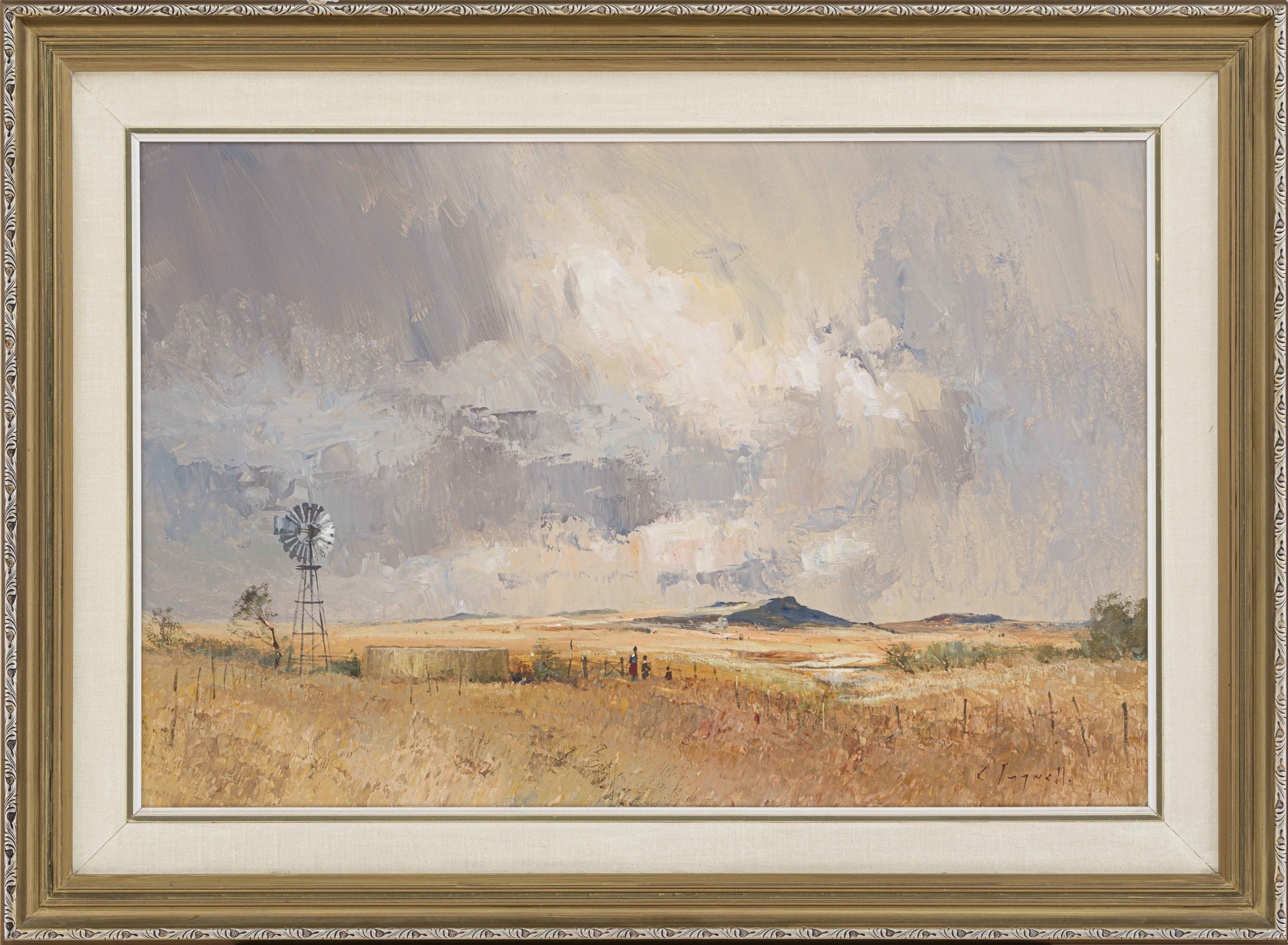 Landscape with Windmill by Christopher Tugwell | Strauss & Co