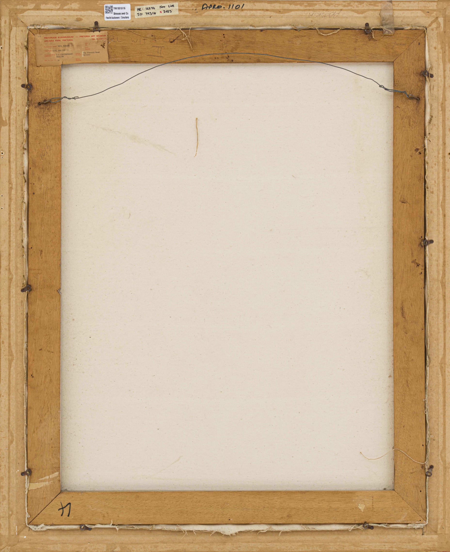 Girl and Cat II by Neil Rodger | Strauss & Co