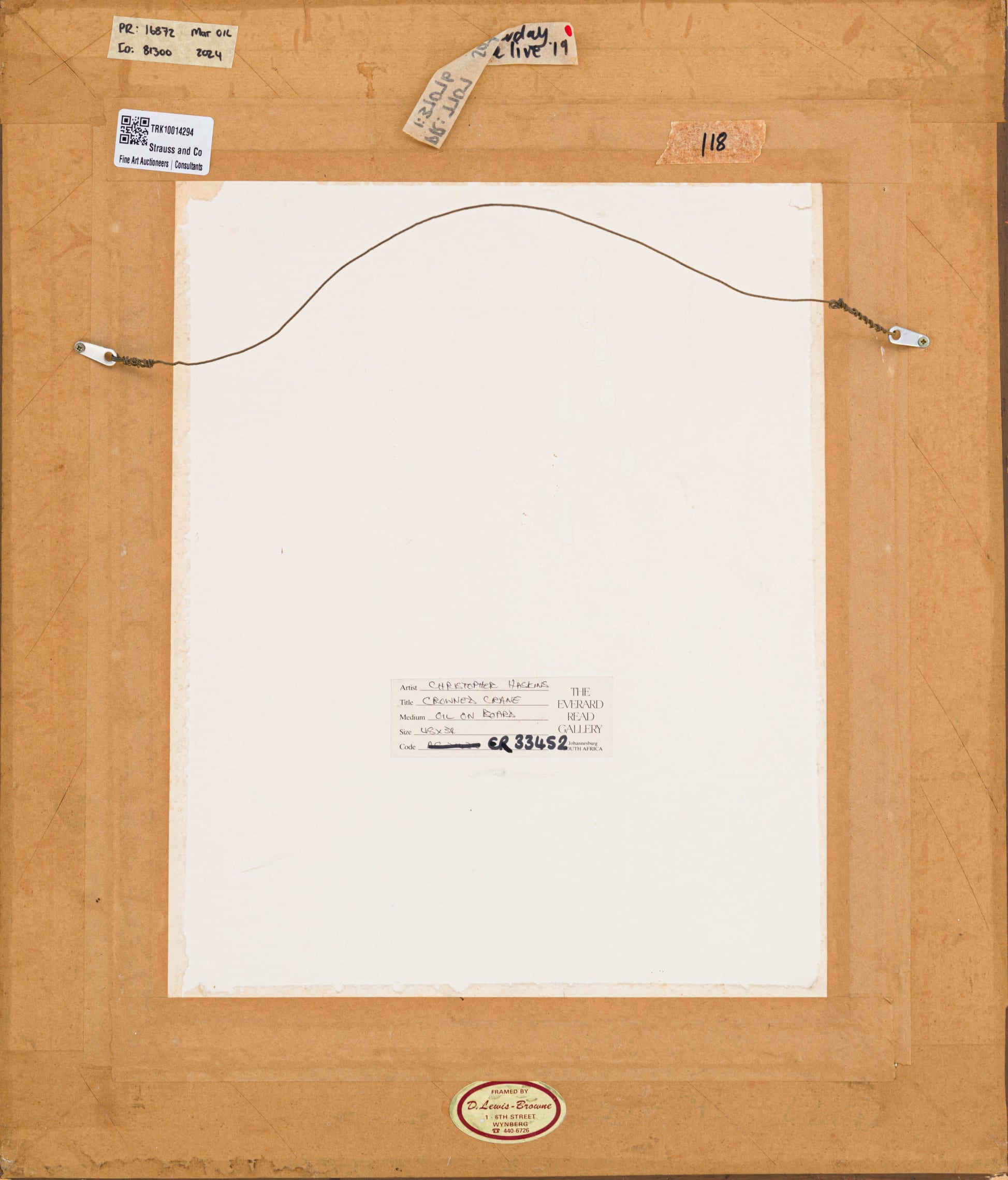 Crowned Crane by Christopher Haskins | Strauss & Co