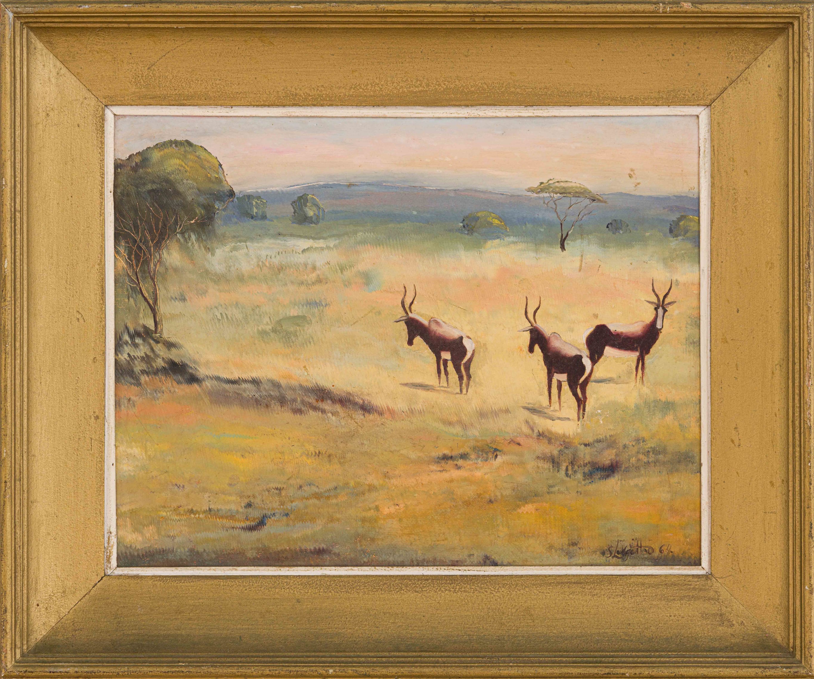 Three Bontebok by Simon Moroke Lekgetho | Strauss & Co