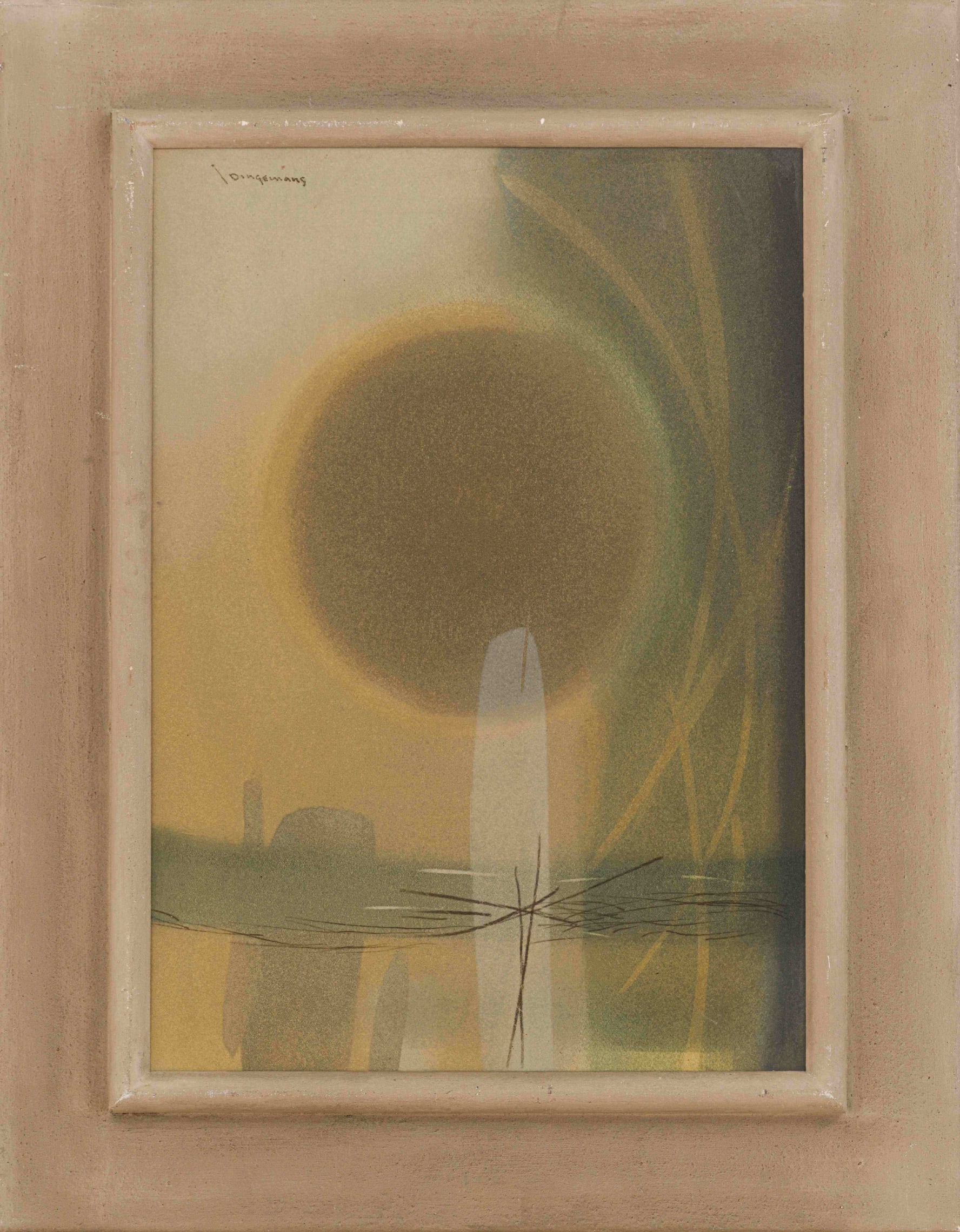 Composition with Circle by Jan Dingemans | Strauss & Co