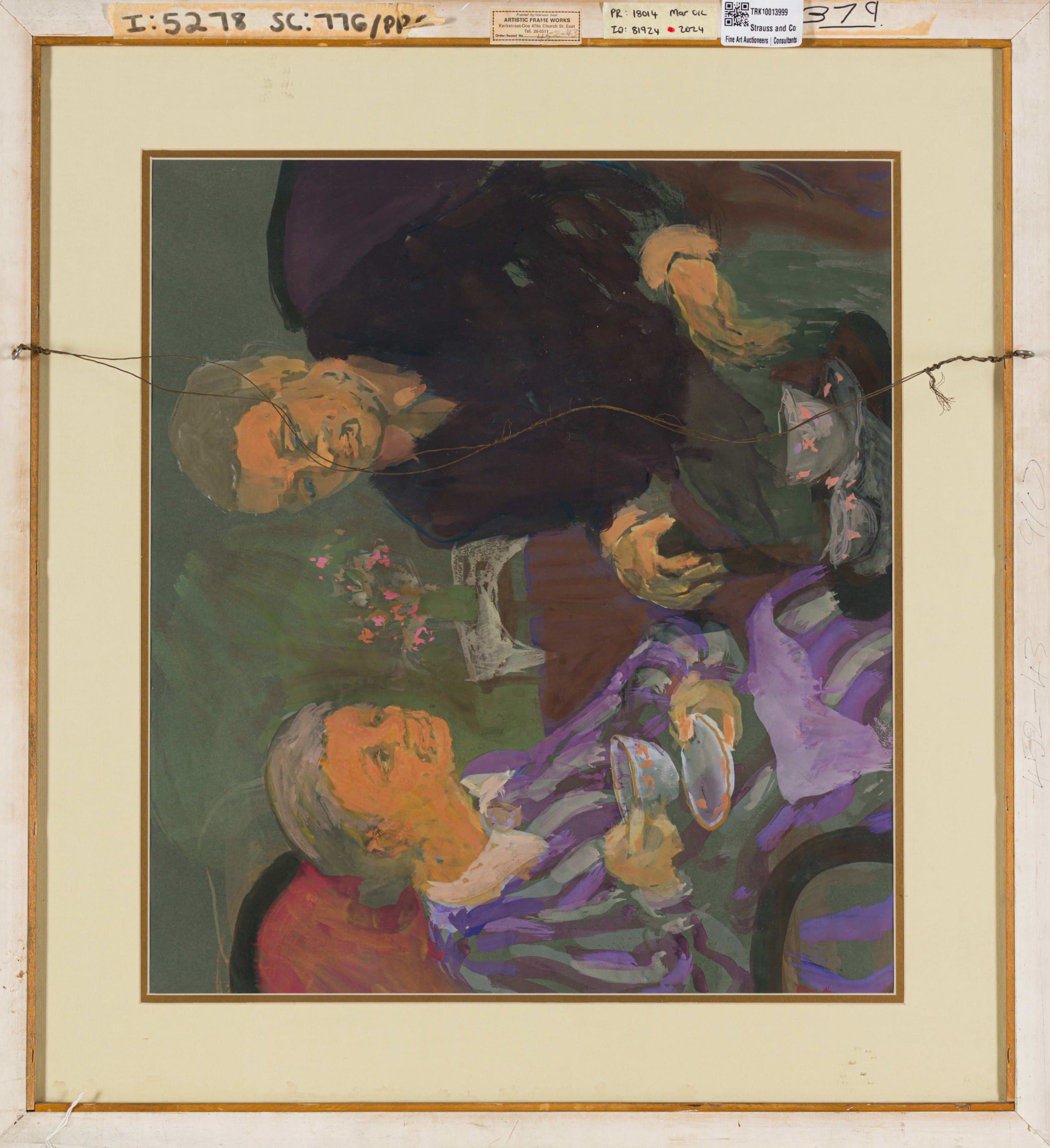 Tea Time, recto verso by Shelling Peas by Marjorie Wallace | Strauss & Co