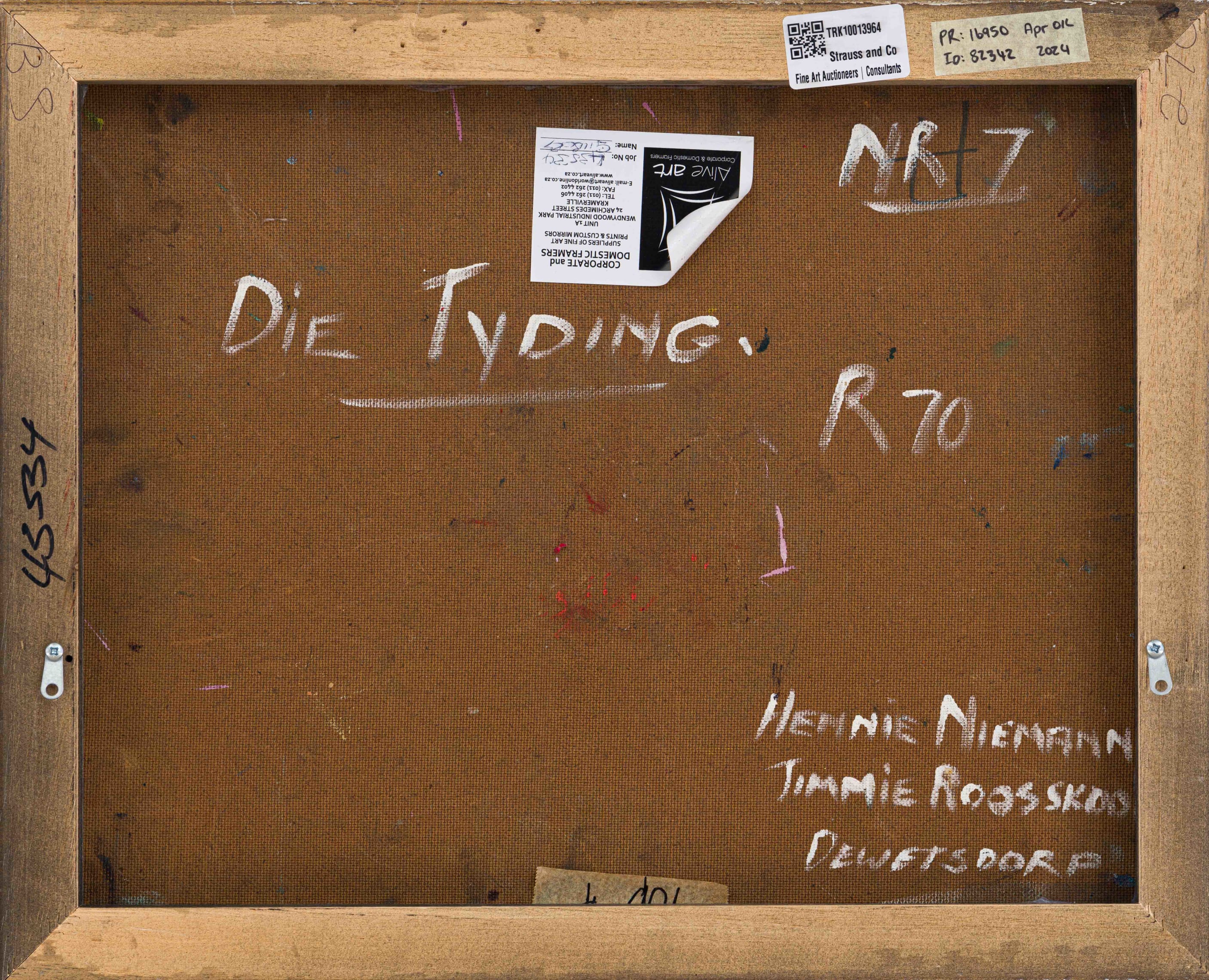Die Tyding by Hennie Niemann Snr | Strauss & Co
