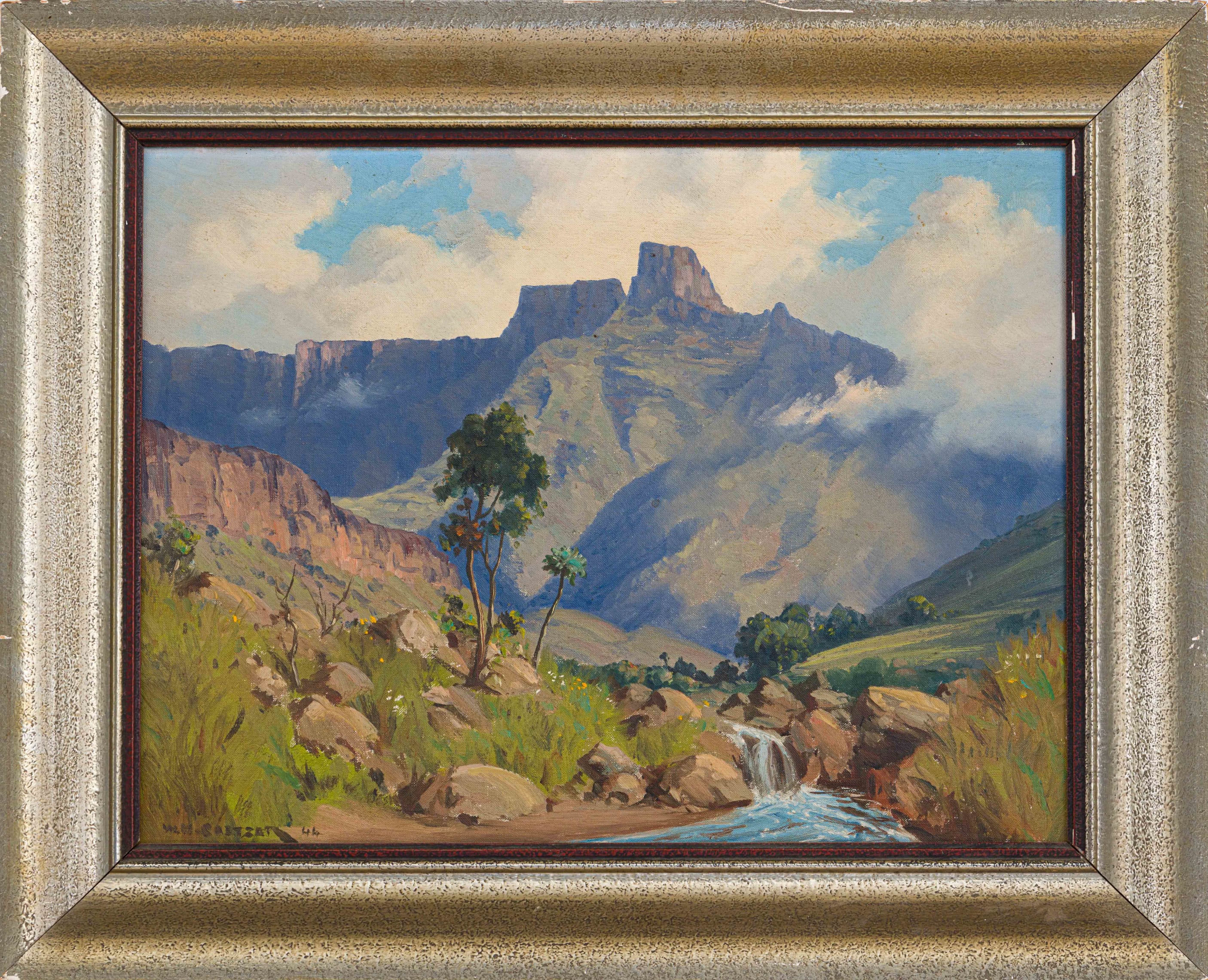 Mountain Landscape by Willem Hermanus Coetzer | Strauss & Co
