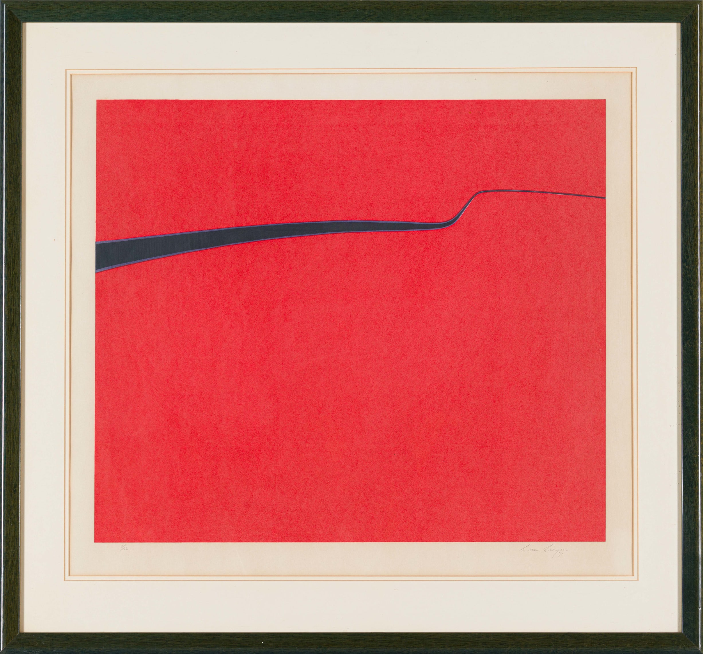 Untitled (Red and Black) by Claude van Lingen | Strauss & Co