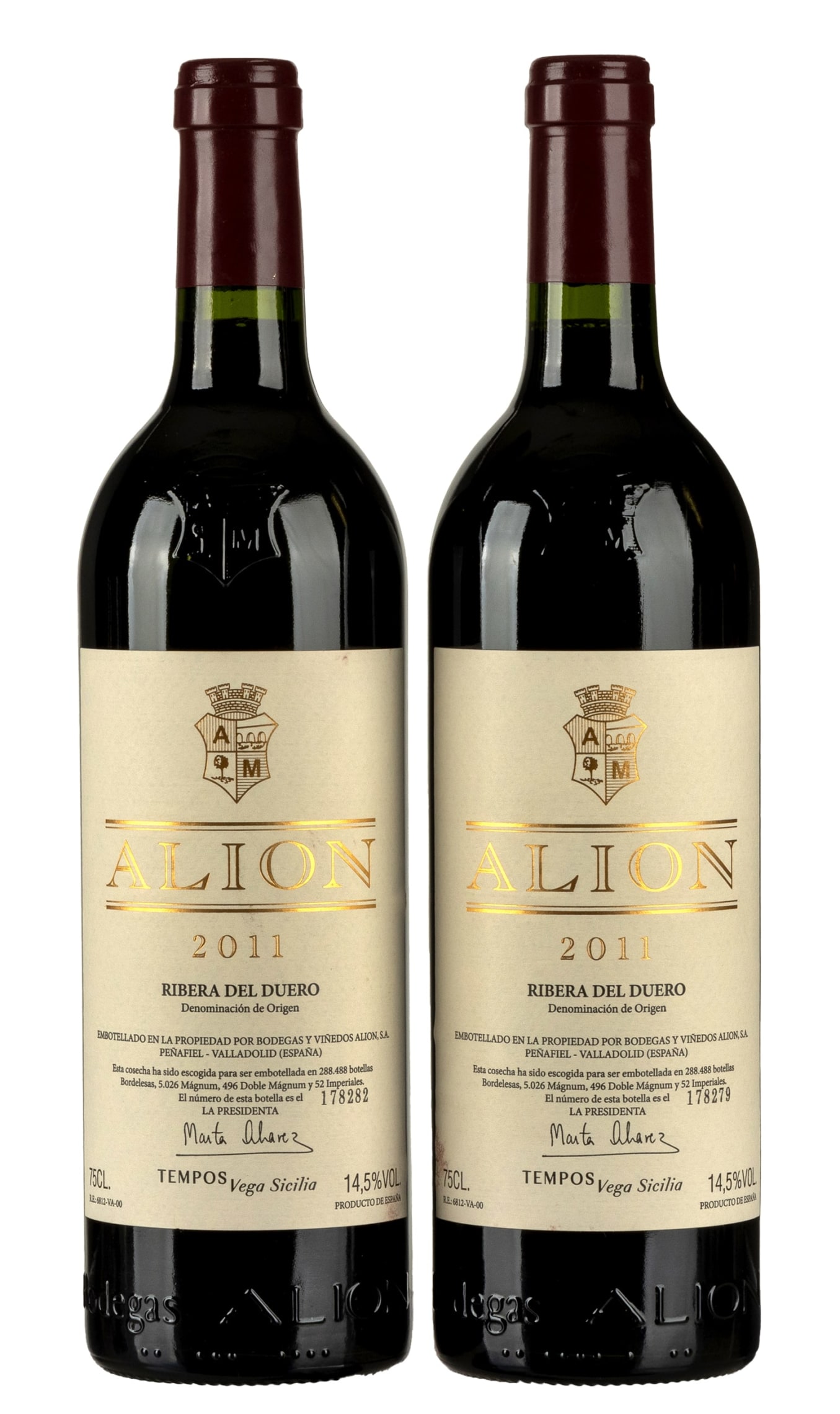 Alion 2011 2 (1 x 2) 750ml by Vega Sicilia | Strauss & Co