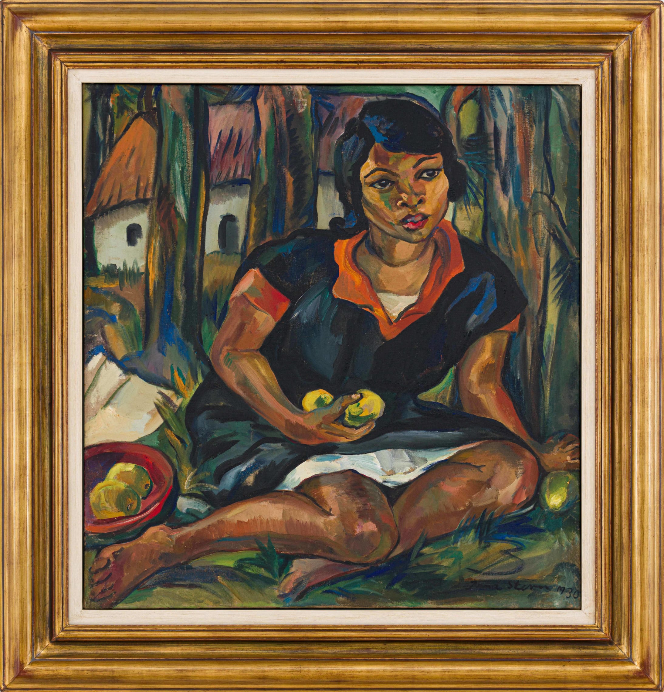 Cape Girl with Fruit by Irma Stern | Strauss & Co