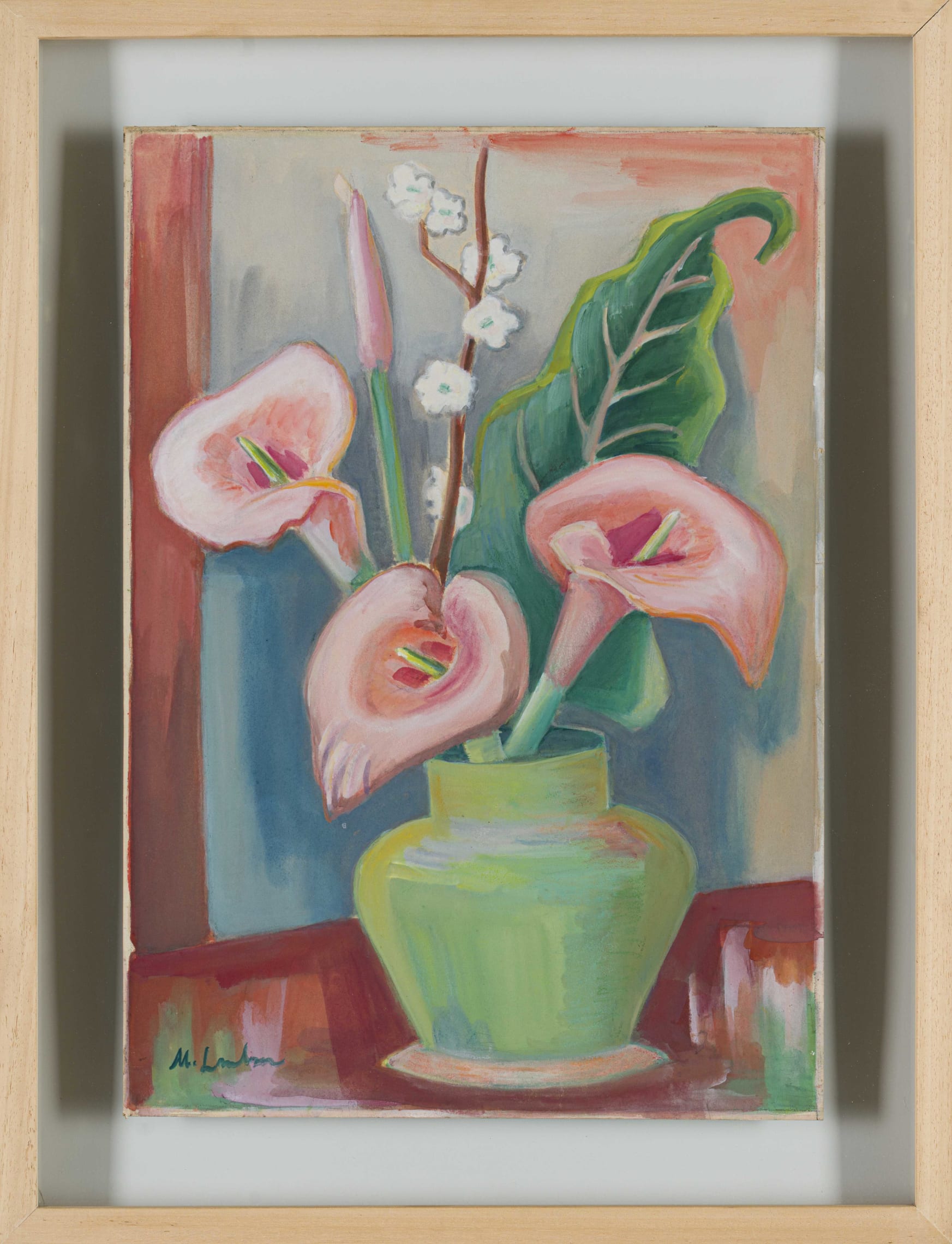 Still Life with Arums and Blossoms by Maggie Laubser | Strauss & Co