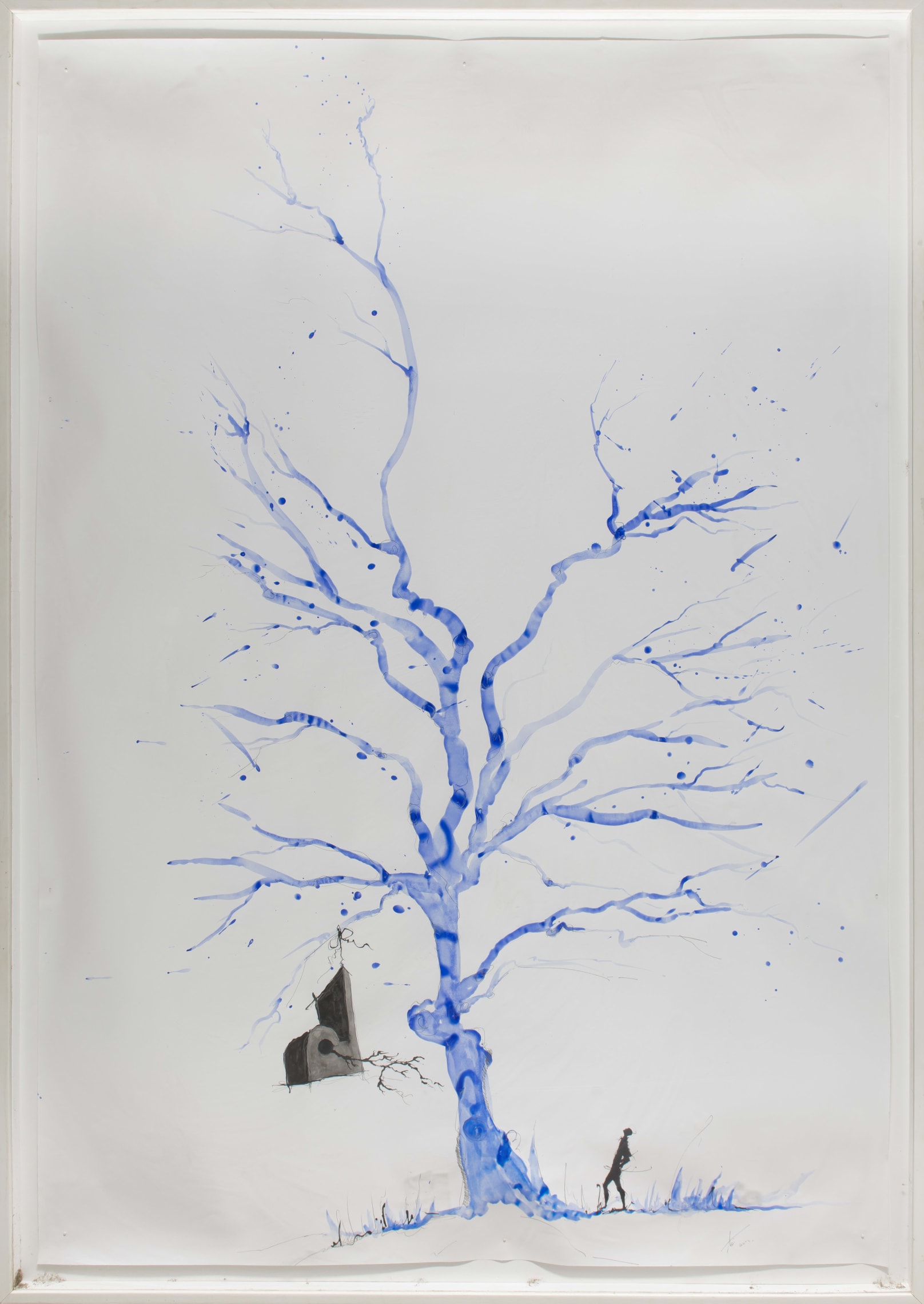 Figure Beneath a Tree by Abe Opperman | Strauss & Co