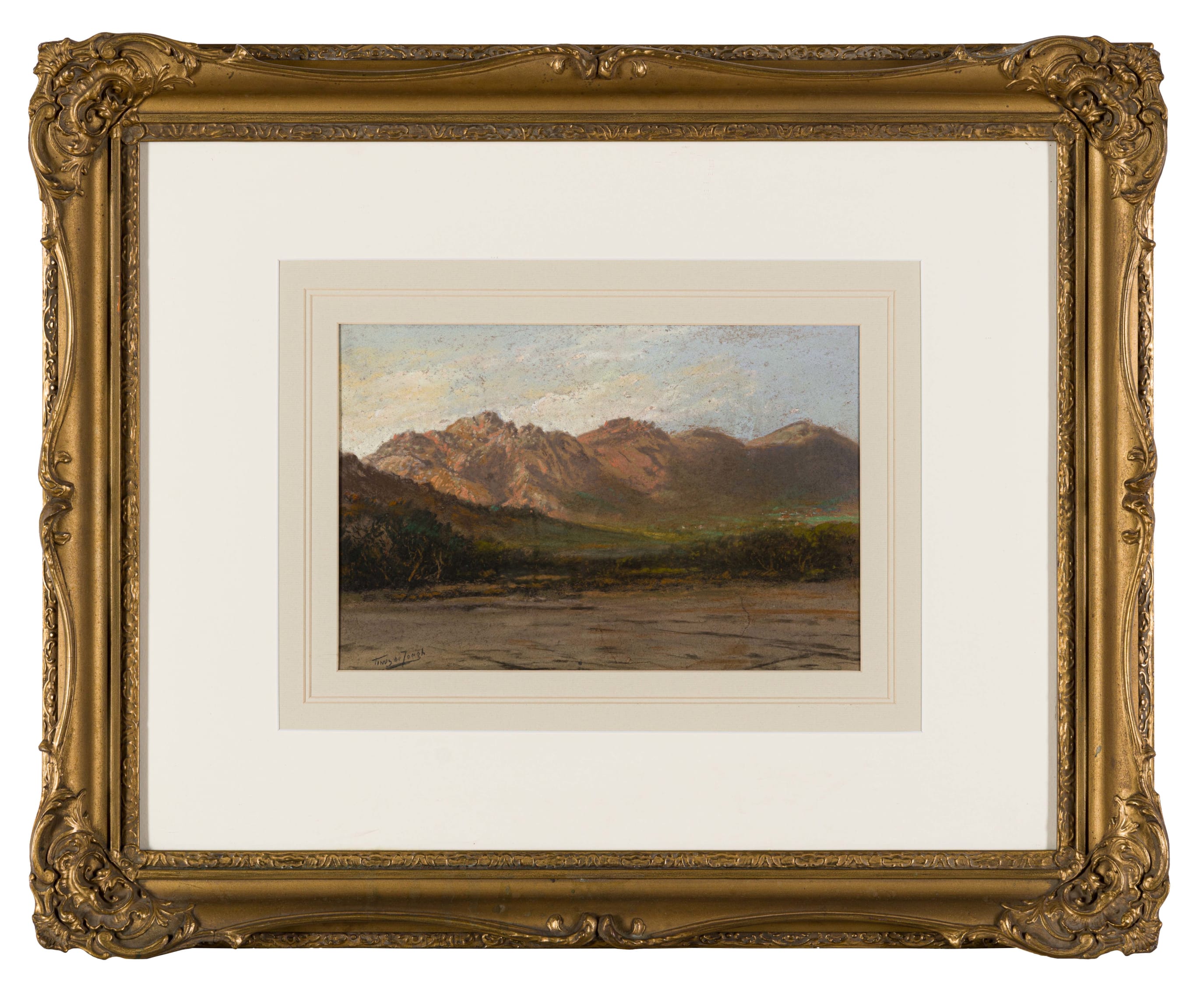 Landscape with Mountains by Tinus de Jongh | Strauss & Co