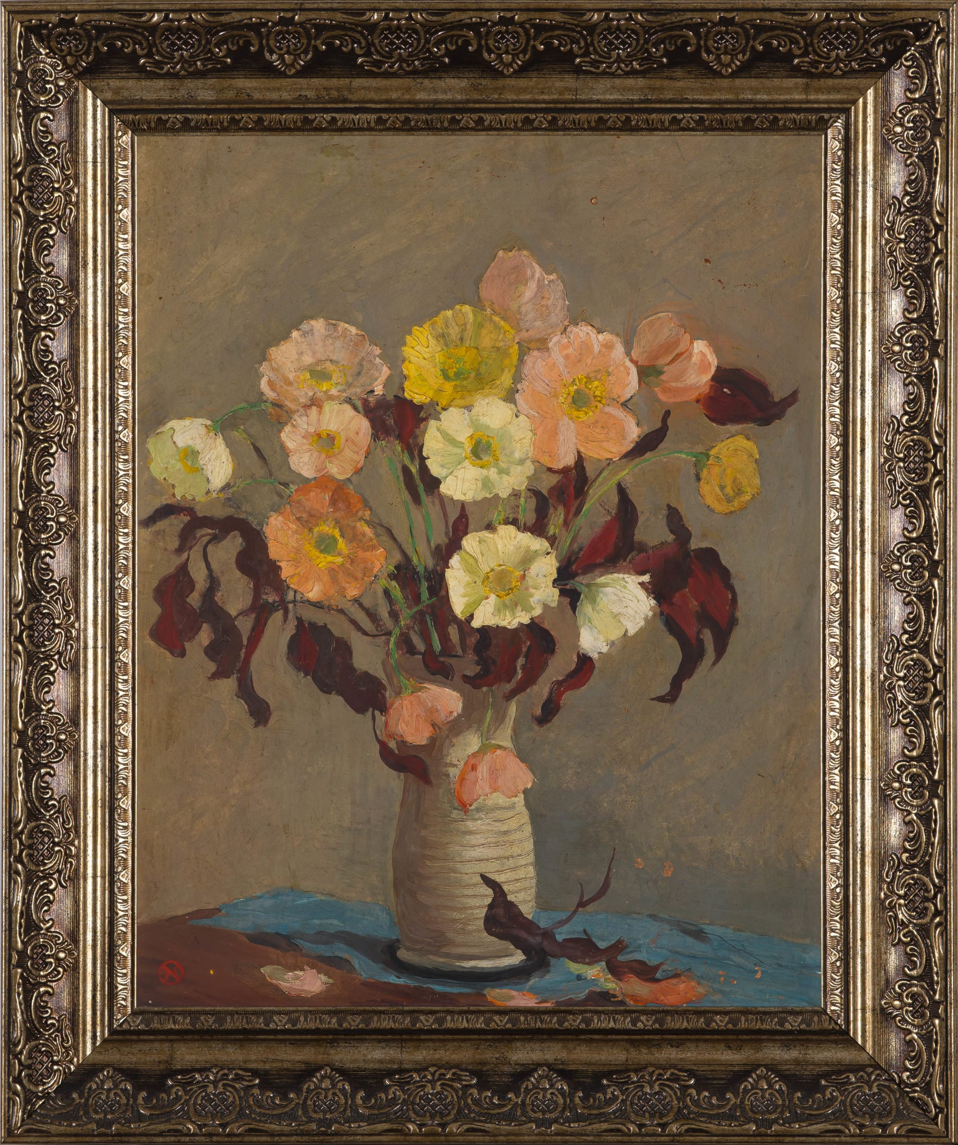 Poppies in a White Vase by Nita Spilhaus | Strauss & Co