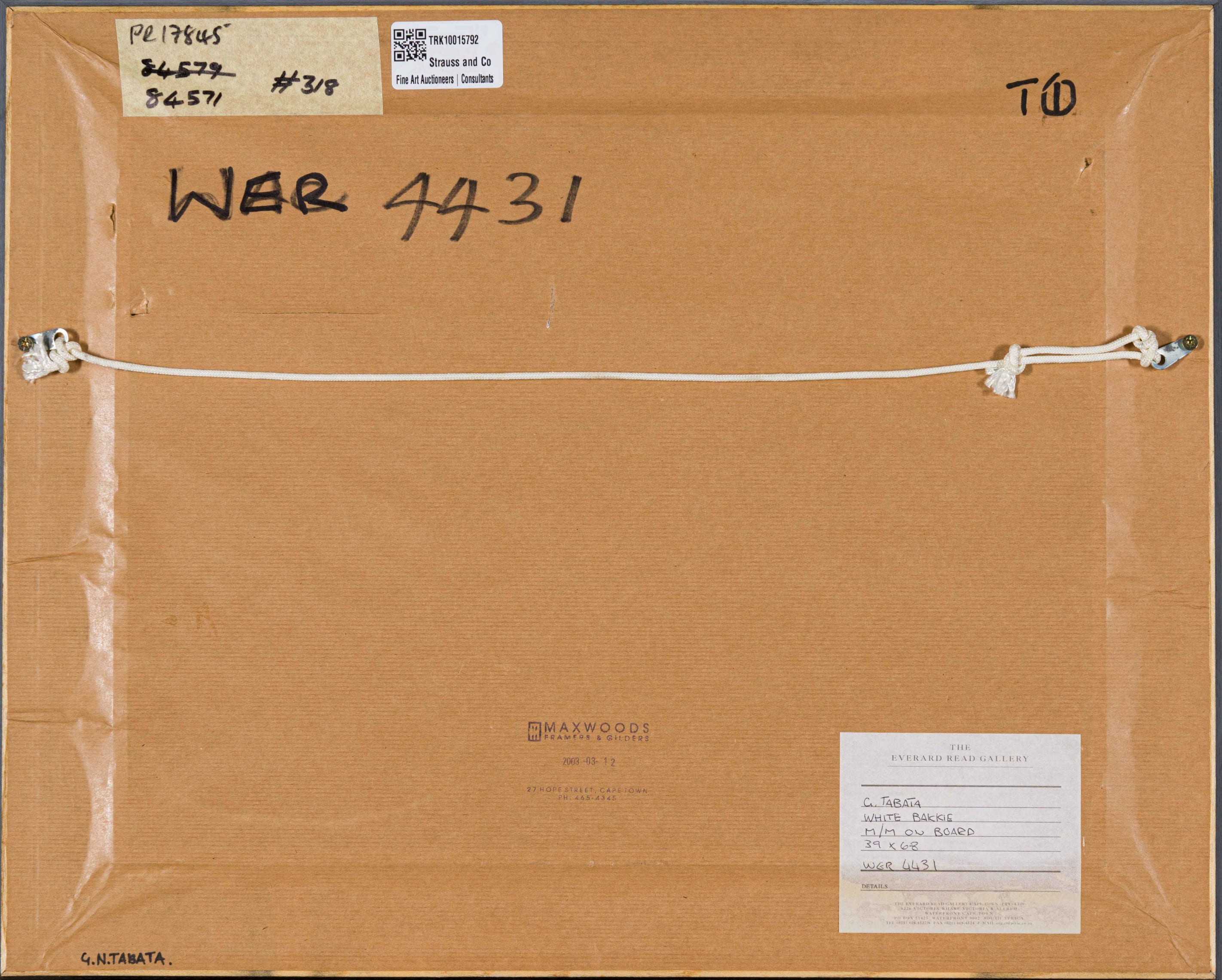 White Bakkie by Gerald Tabata | Strauss & Co