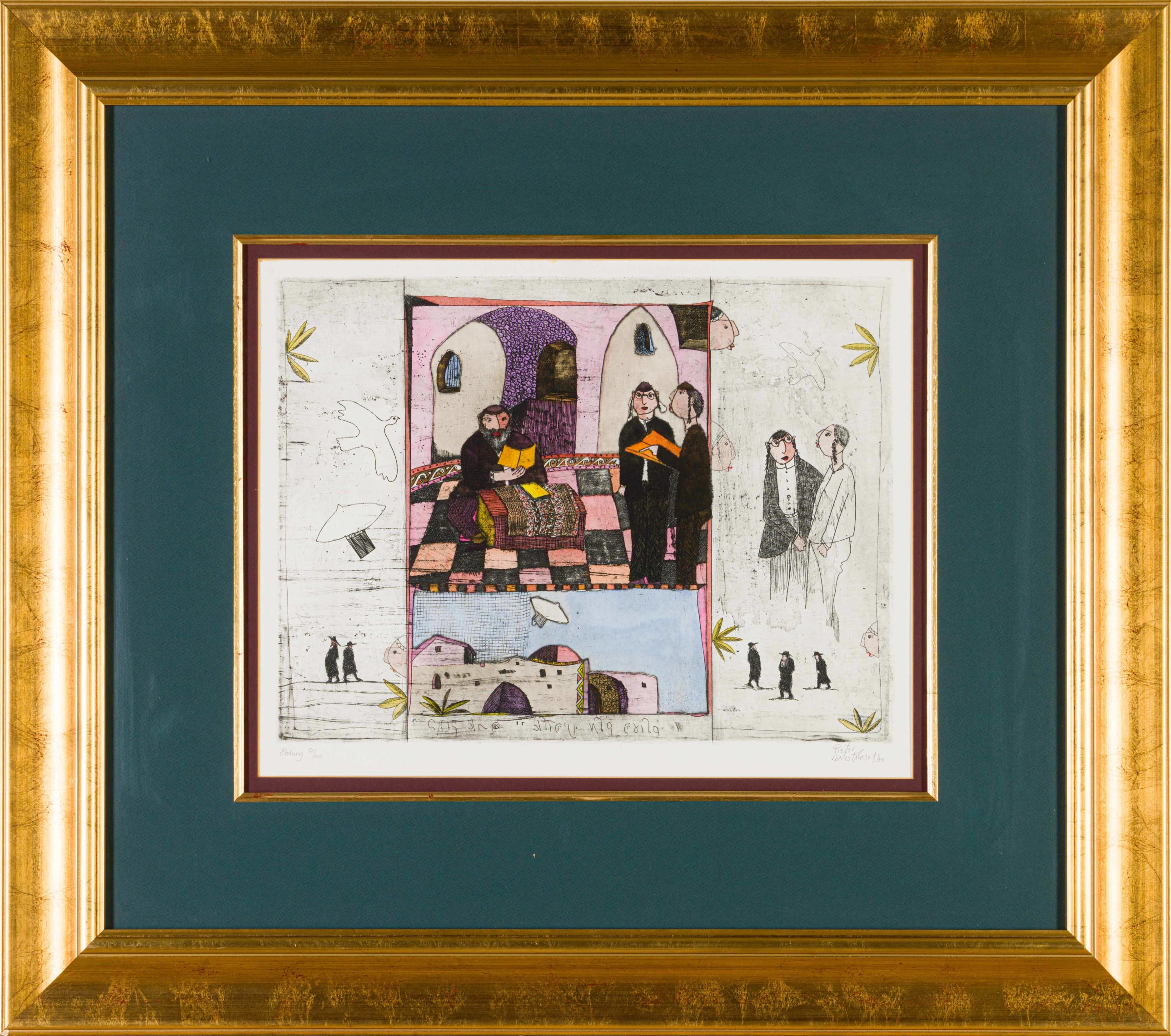 Jewish Scholars, Rabbi and Bird by Pieter van der Westhuizen | Strauss & Co